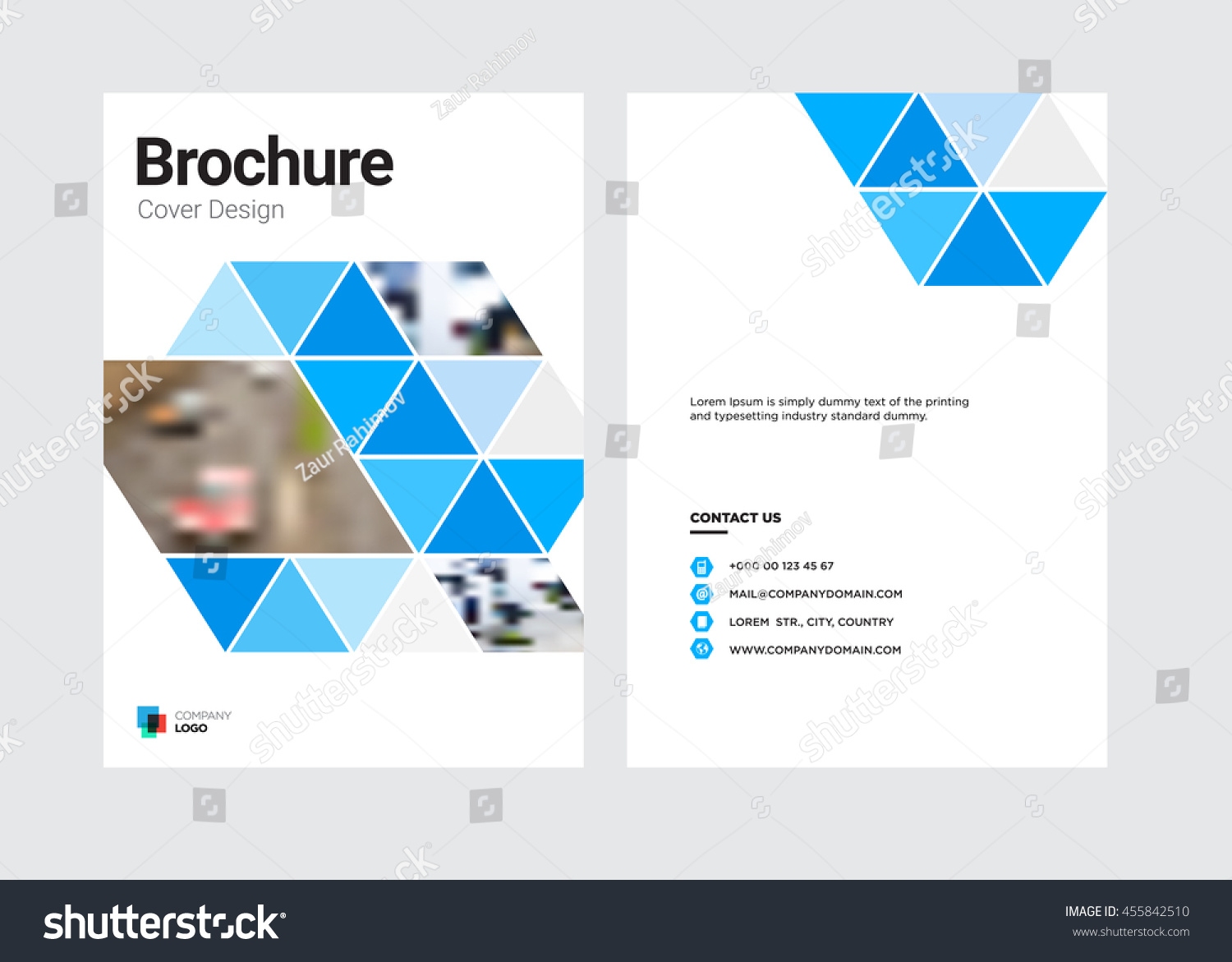 Brochure Design Template Vector Leaflet Cover Stock Vector (Royalty ...