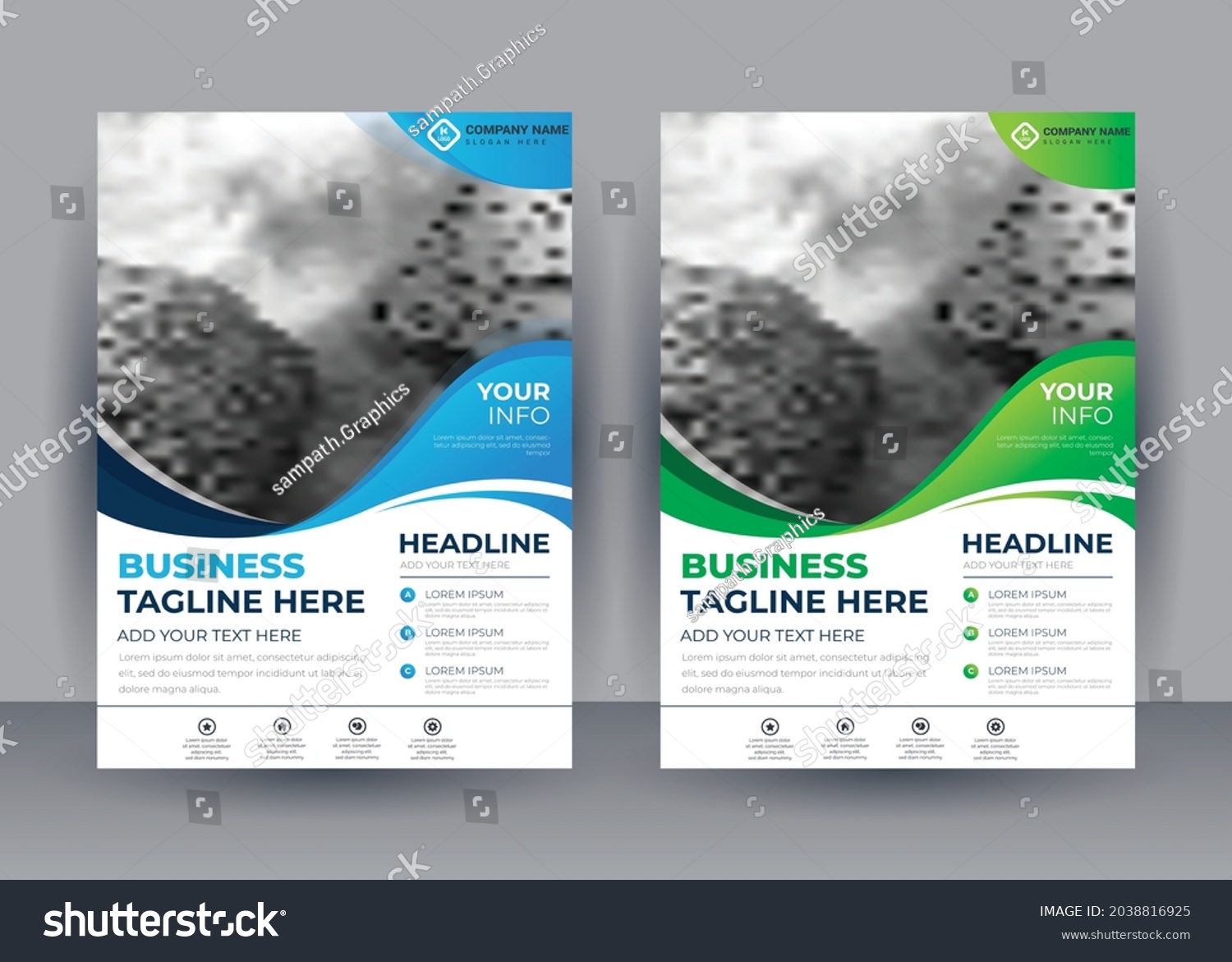Brochure Flyer Design Template Vector Leaflet: เวกเตอร์สต็อก (ปลอดค่า ...