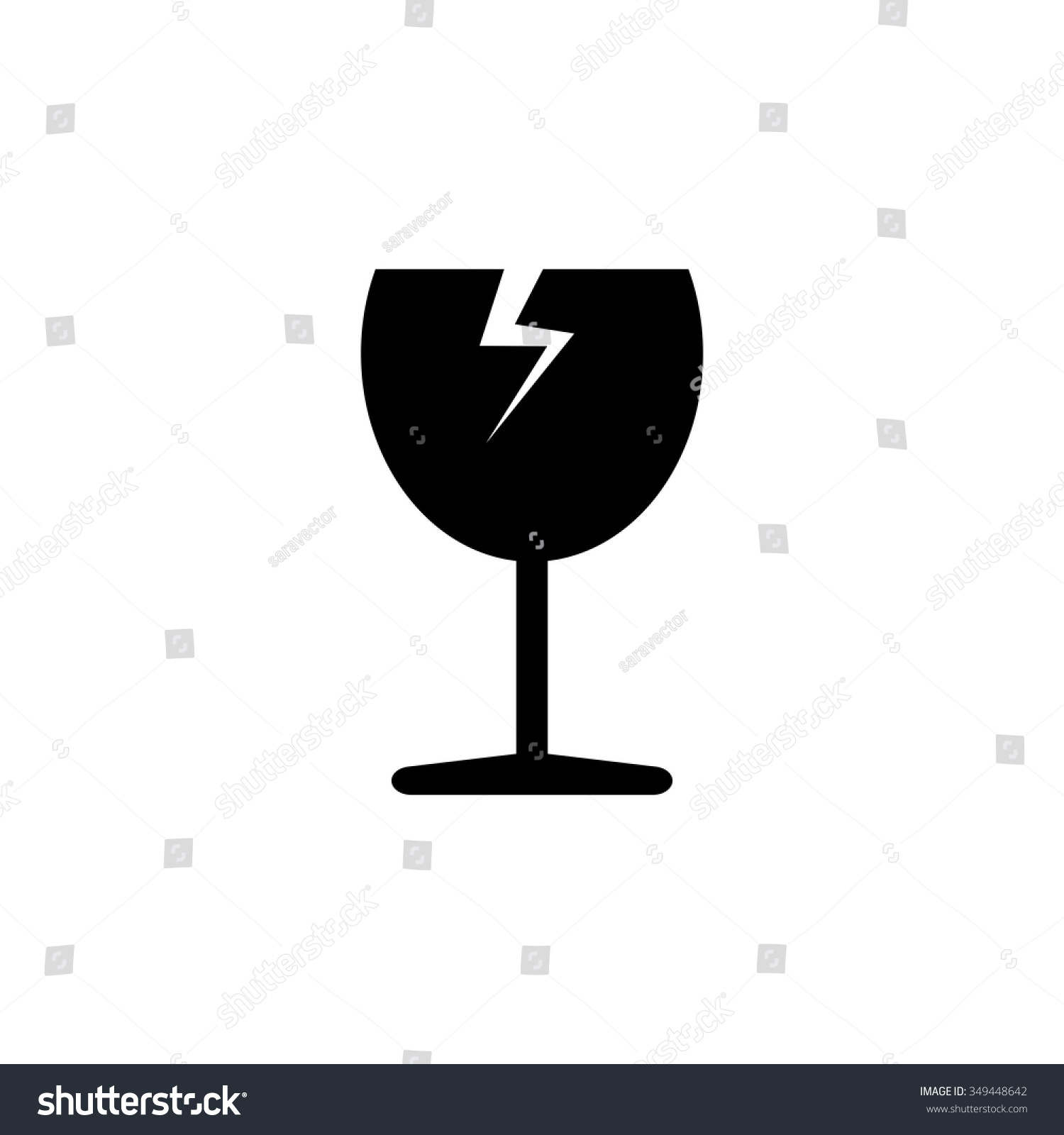 25,122 Broken glass symbol Images, Stock Photos & Vectors | Shutterstock