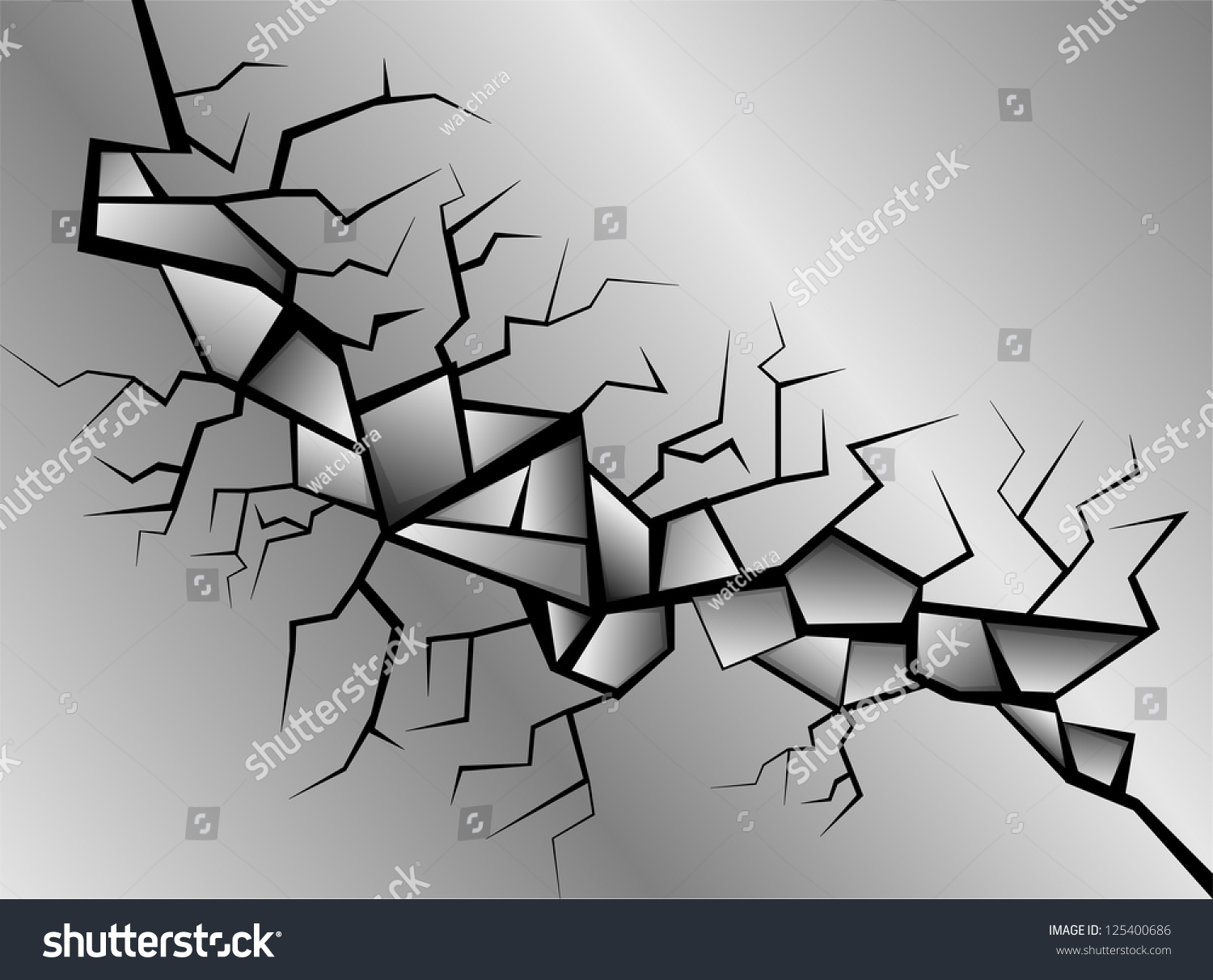 Broken Glass Vector Stock Vector (Royalty Free) 125400686 | Shutterstock