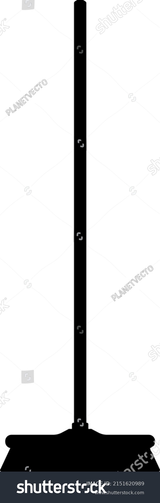 Broom Vector Isolated Broomstick Icon Stock Vector (Royalty Free ...