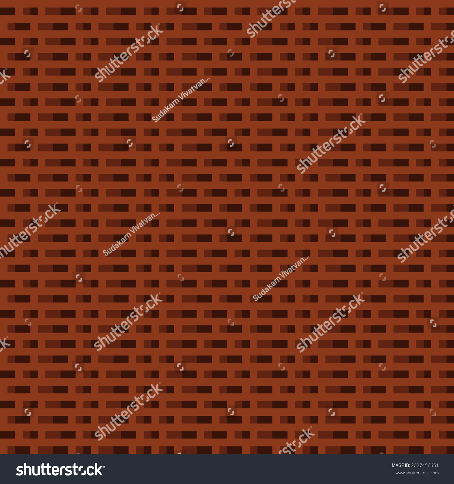 Brown Brick Pattern Pixel Art Vector Stock Vector (Royalty Free ...