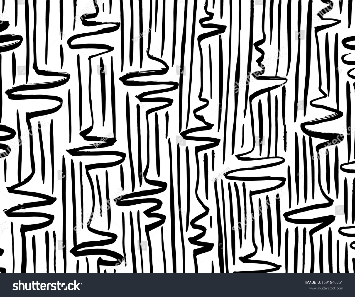 Brush Abstract Pattern Grunge Texture Background Stock Vector (Royalty ...