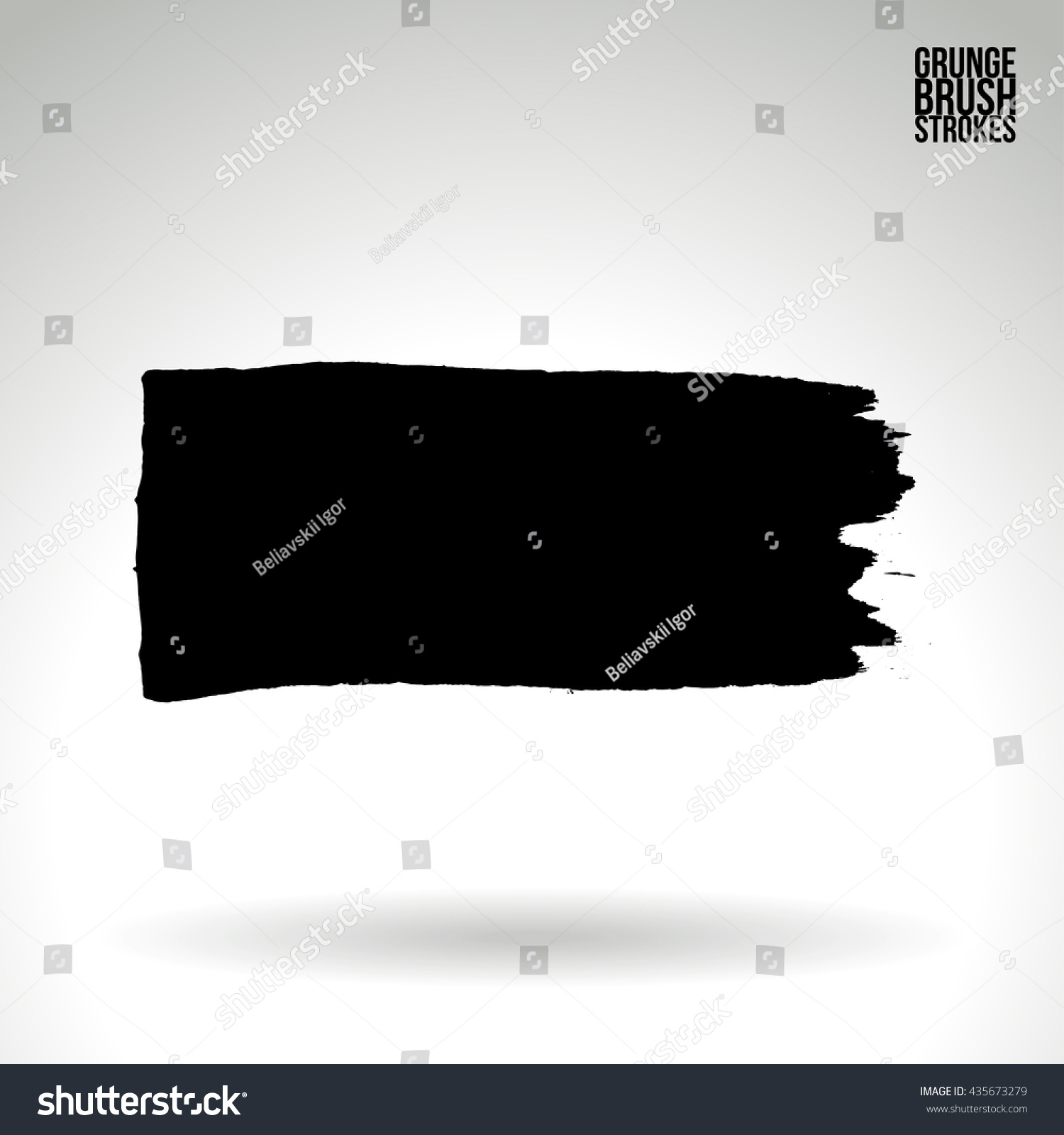 Brush Stroke Texture Vector Design Stock Vector (Royalty Free ...