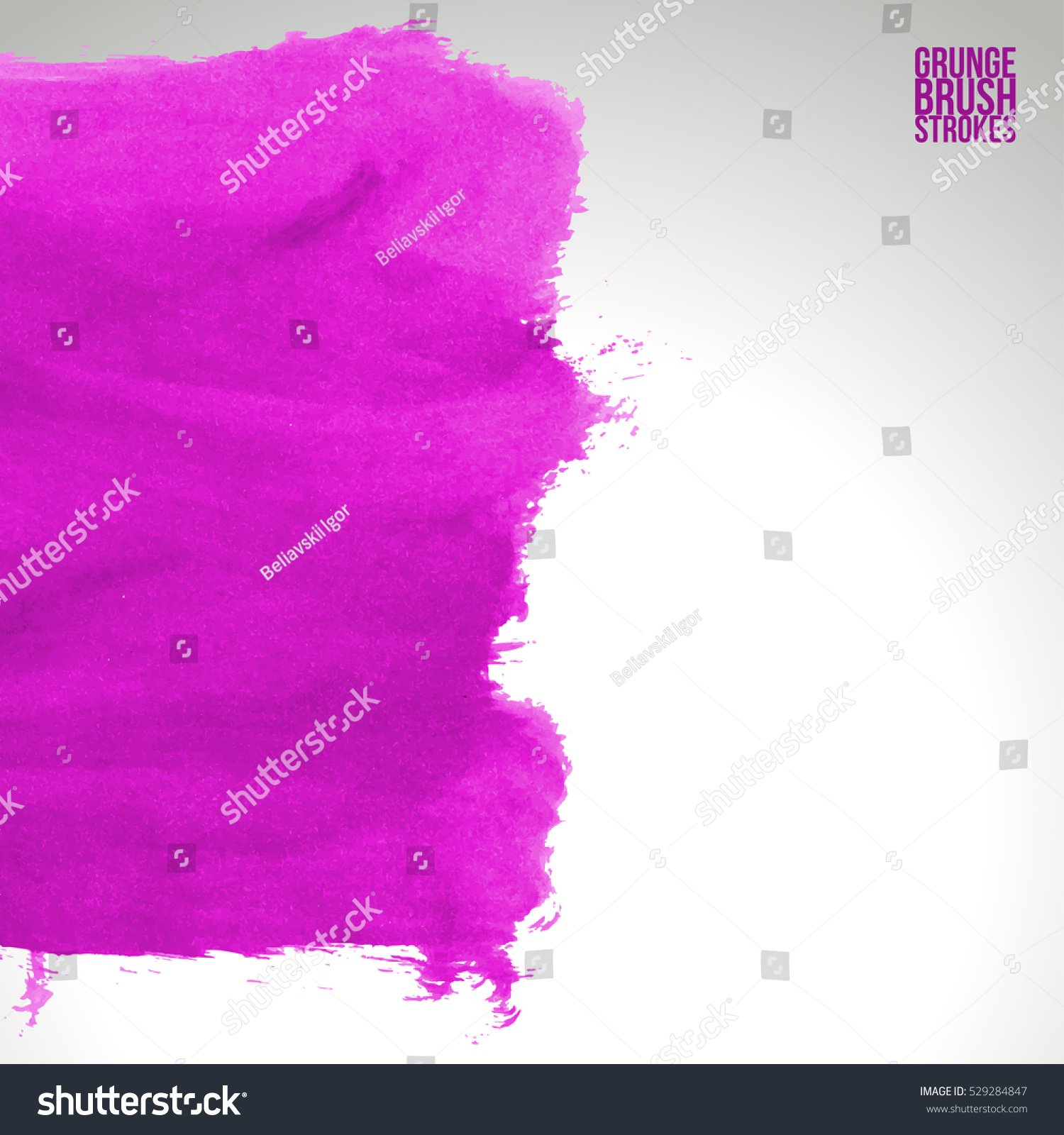 Brush Stroke Texture Vector Design Underline Stock Vector (Royalty Free ...