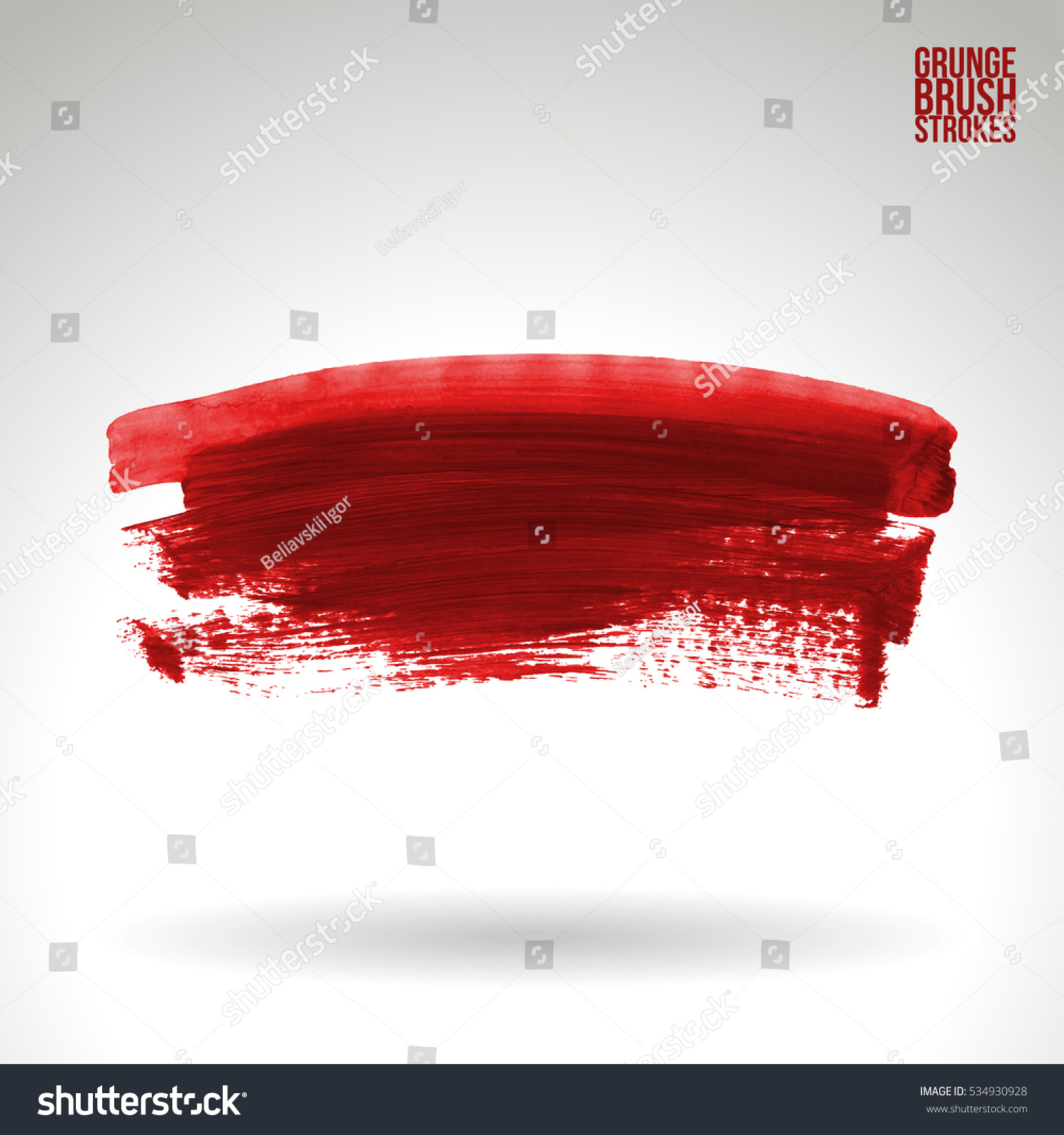 Brush Stroke Texture Vector Design Underline Stock Vector (Royalty Free ...