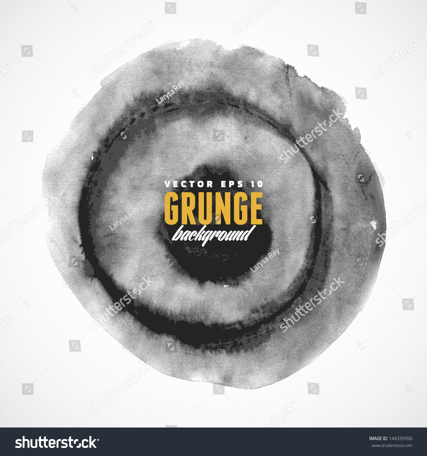 Brush Stroke Circle Texture Buttons Vector Stock Vector (Royalty Free ...