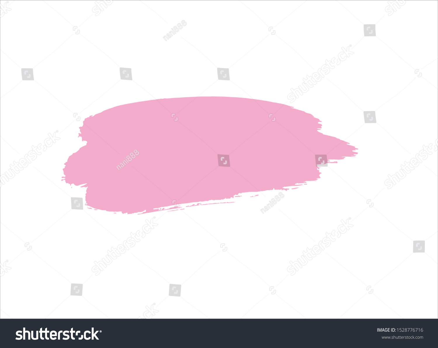 Brush Stroke Pink Paint Background Stock Vector (Royalty Free ...