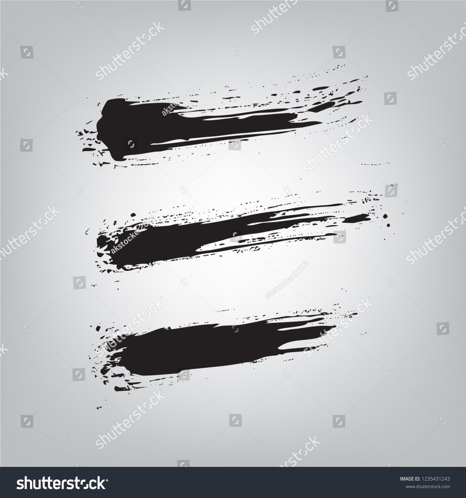 Brush Stroke Splash Splatter: vector de stock (libre de regalías ...