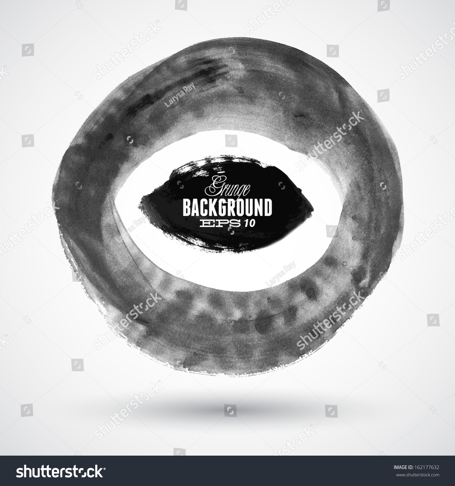 Brush Stroke Texture Buttons Vector Illustration Stock Vector (Royalty ...