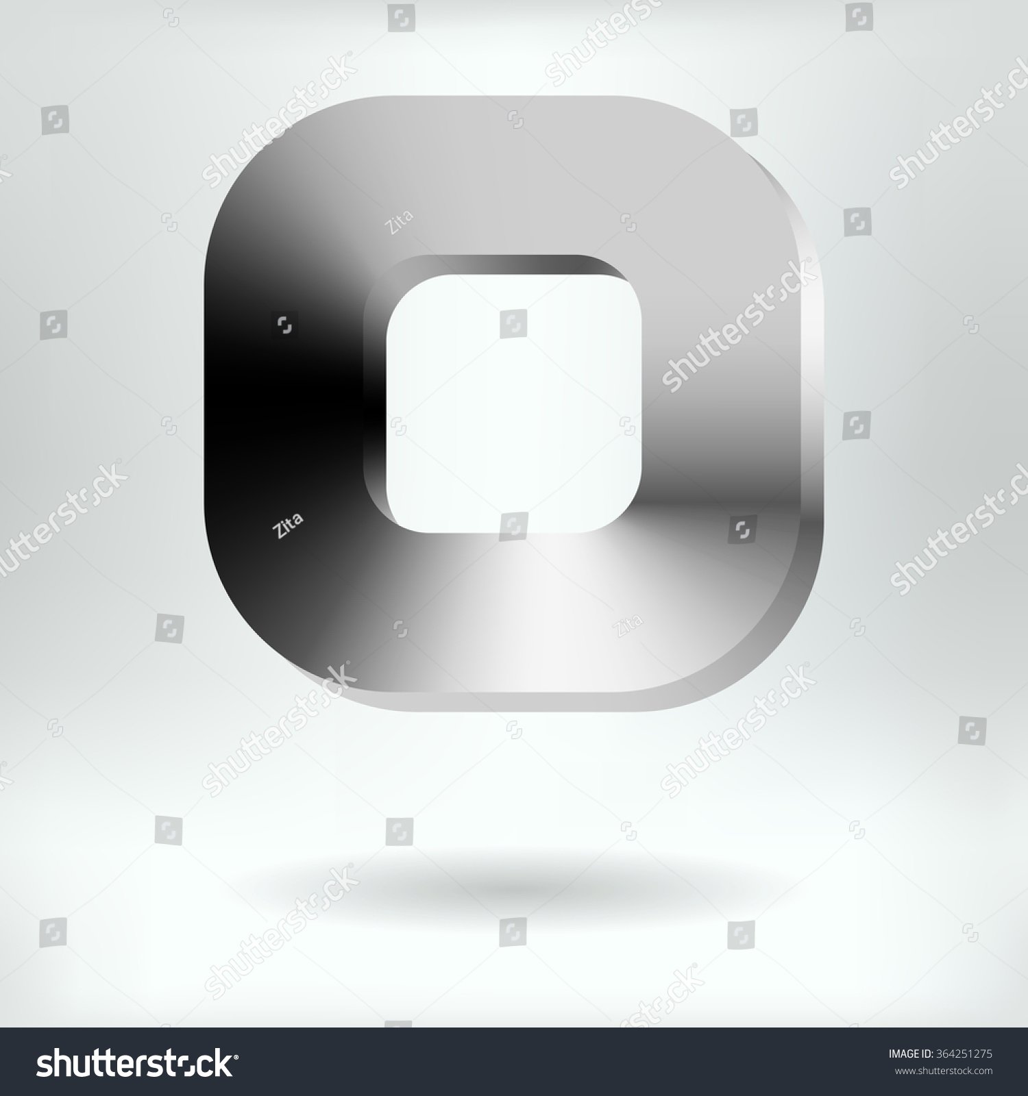 Brushed Metal Ring Vector Illustration Stock Vector (Royalty Free ...