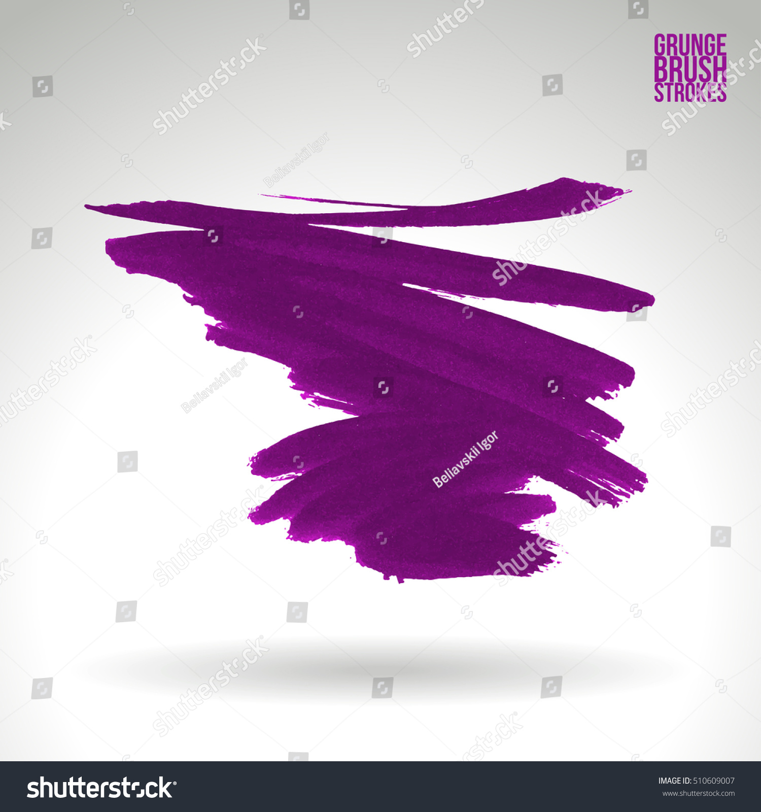 Brushstroke Texture Vector Design Stock Vector (Royalty Free) 510609007 ...