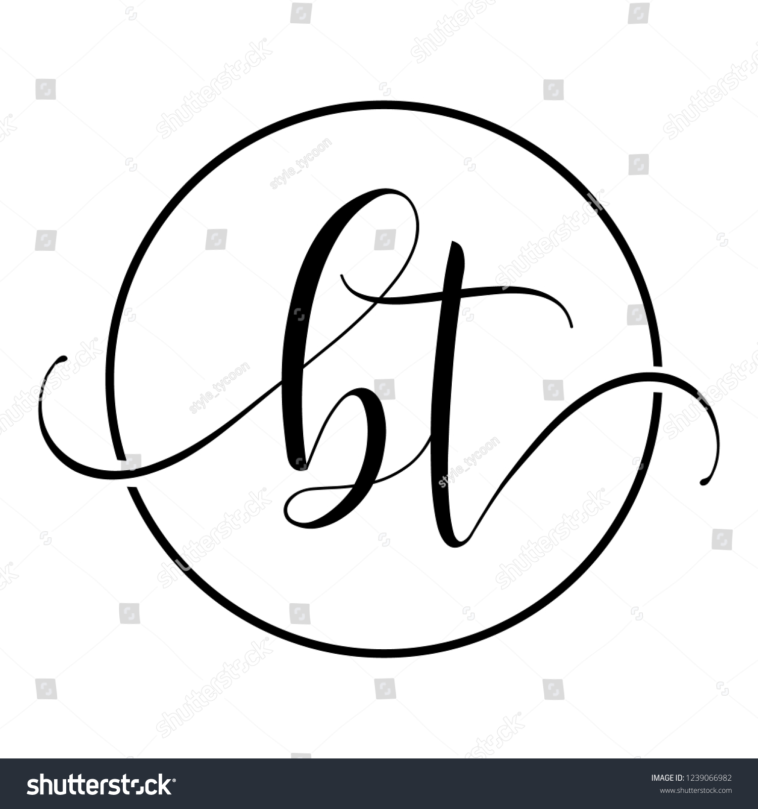 Bt Icon Logo Stock Vector (Royalty Free) 1239066982