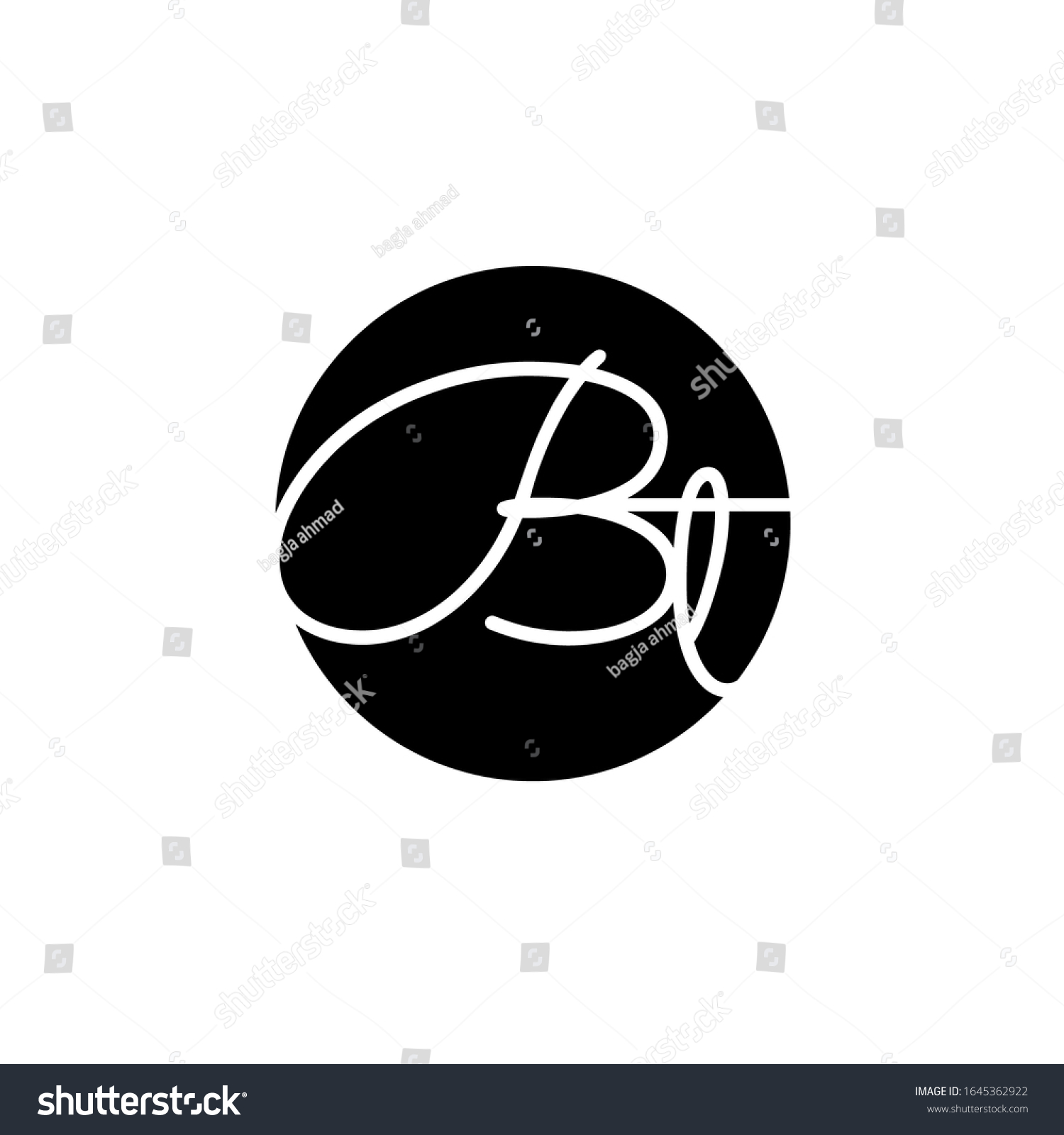 Bt Logo Design Vector Sign Template Stock Vector (Royalty Free ...