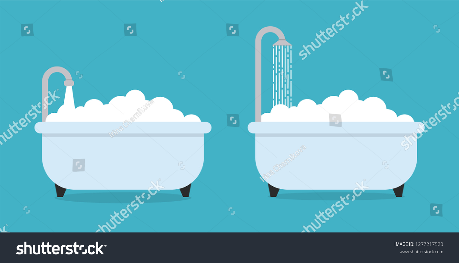 Bubble Bath Icon Clipart Image Stock Vector (Royalty Free) 1277217520 ...