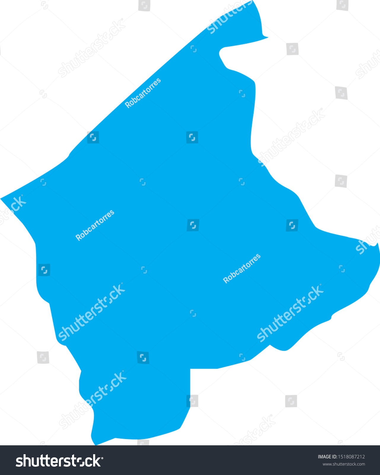Buchanan County Map Stock Vector (Royalty Free) 1518087212 | Shutterstock