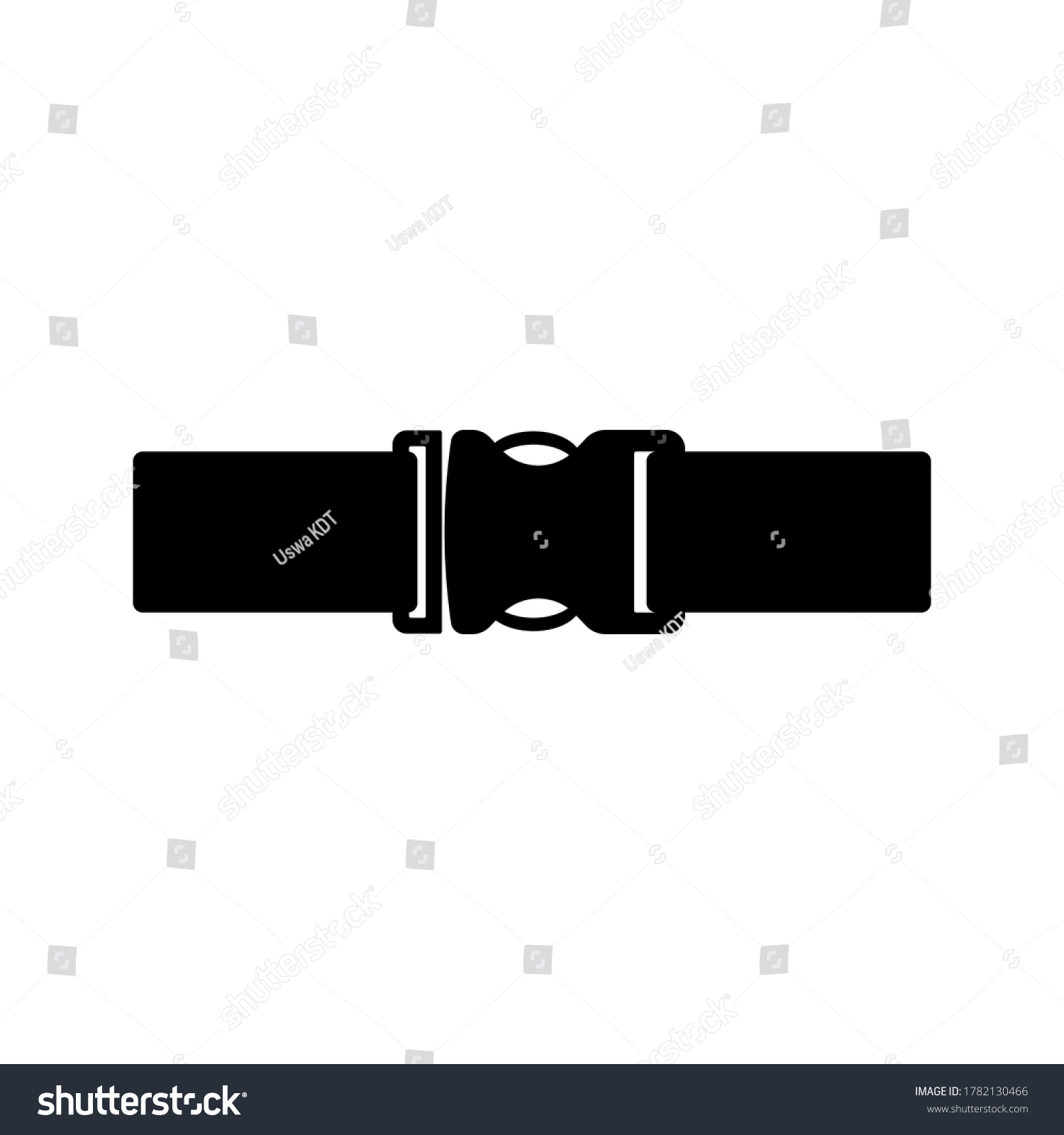 Buckle Icon Backpack Buckle Vector Vector Stock Vector (Royalty Free ...