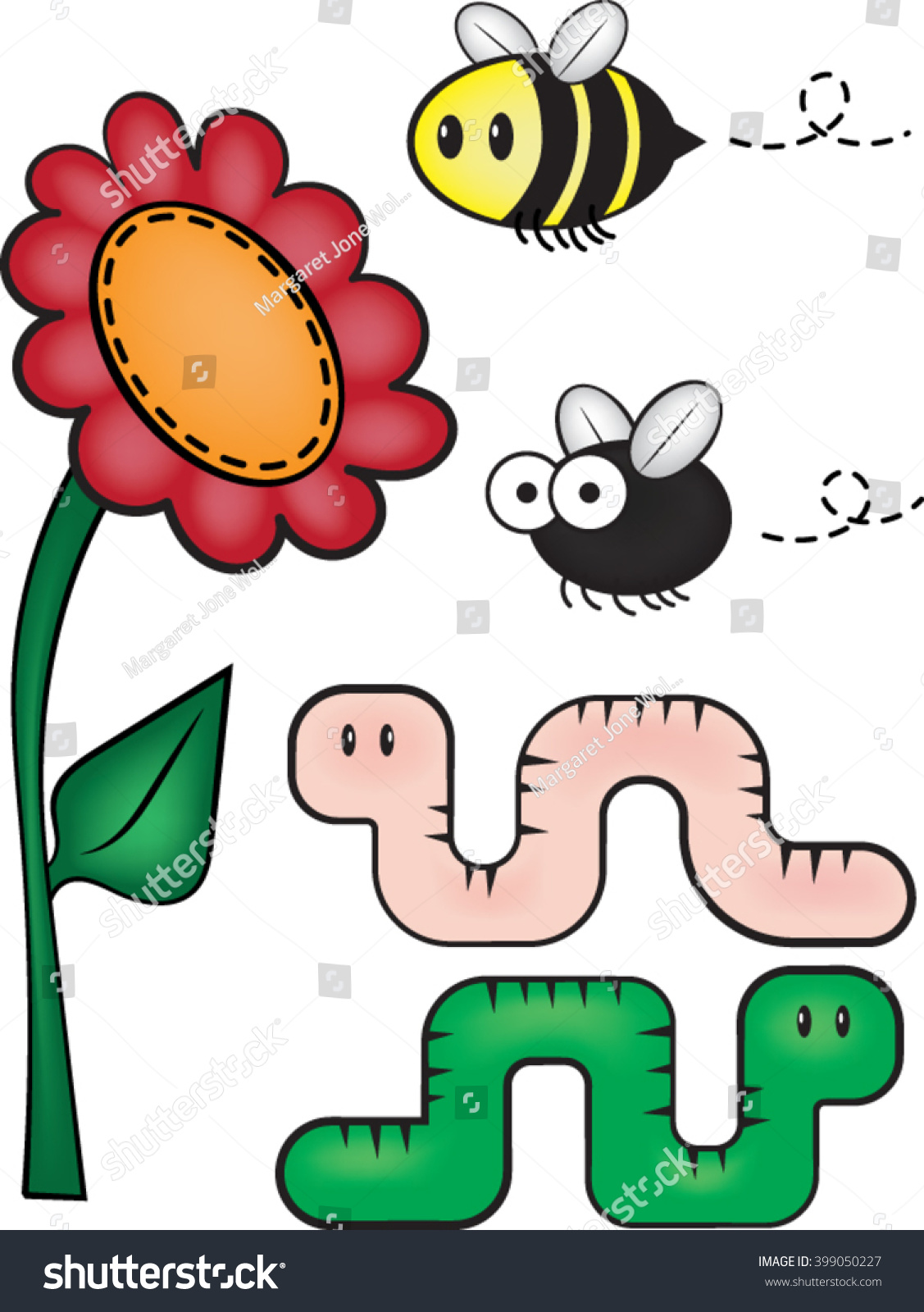 Bug Clipart Vector Illustration: vector de stock (libre de regalías ...