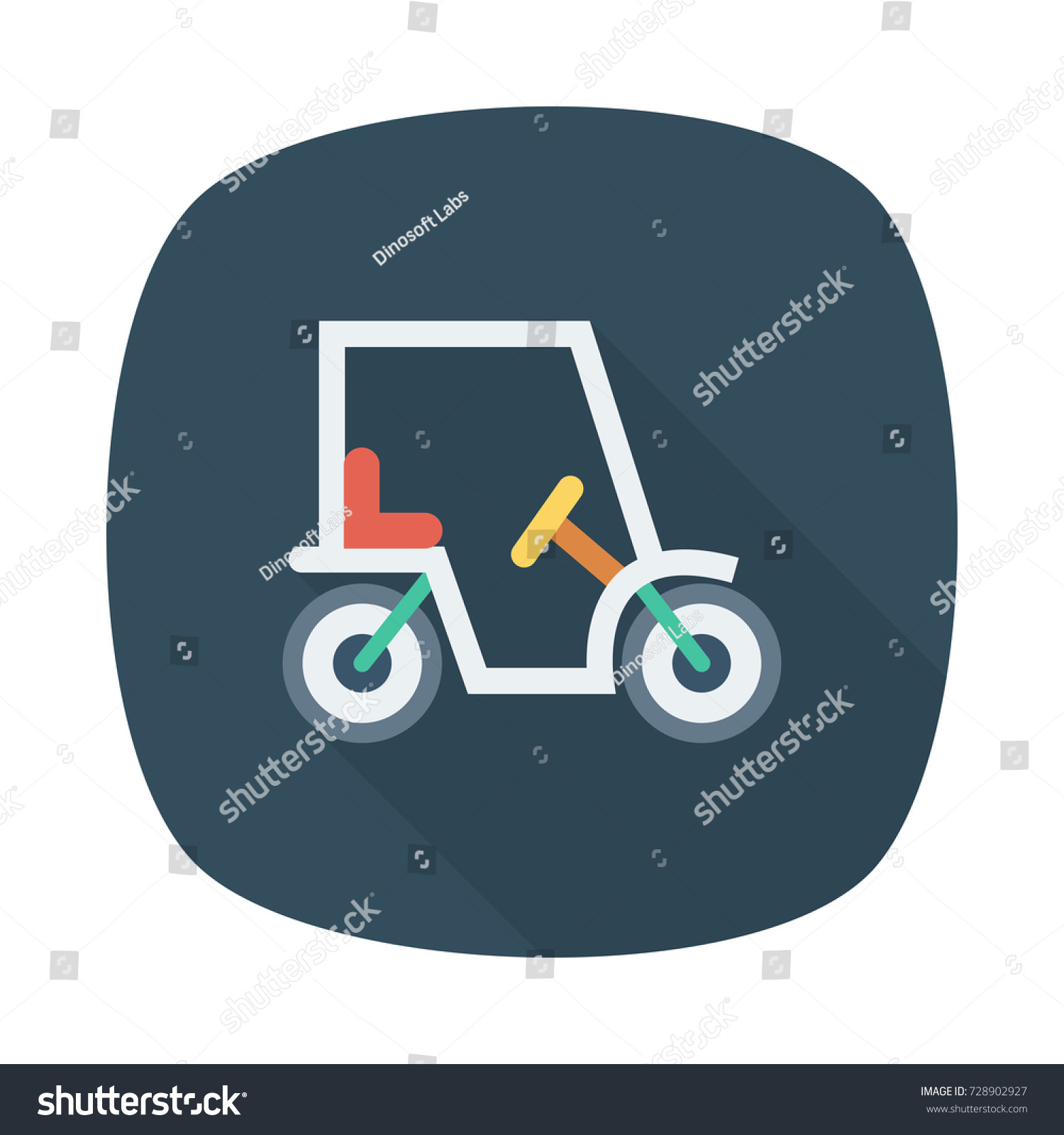 Buggy Icon Stock Vector (Royalty Free) 728902927 | Shutterstock