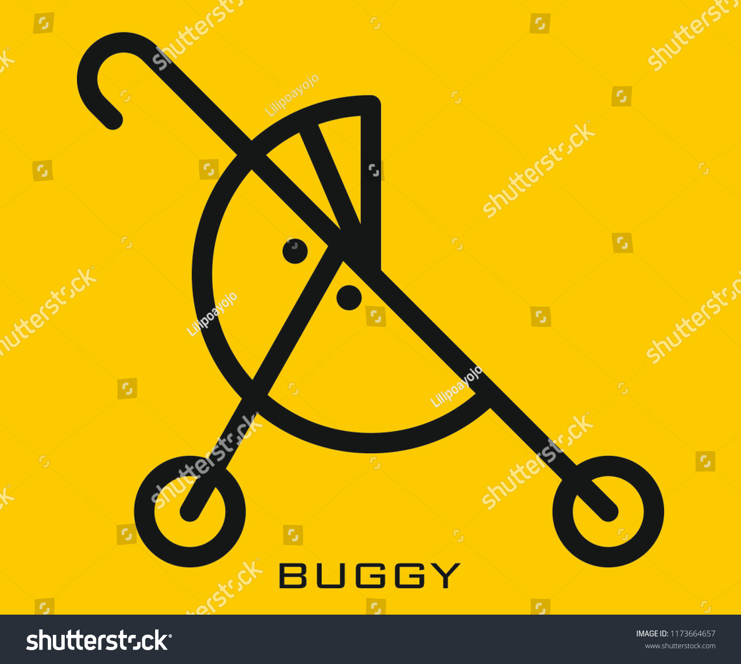 Buggy Icon Signs Stock Vector (Royalty Free) 1173664657 | Shutterstock