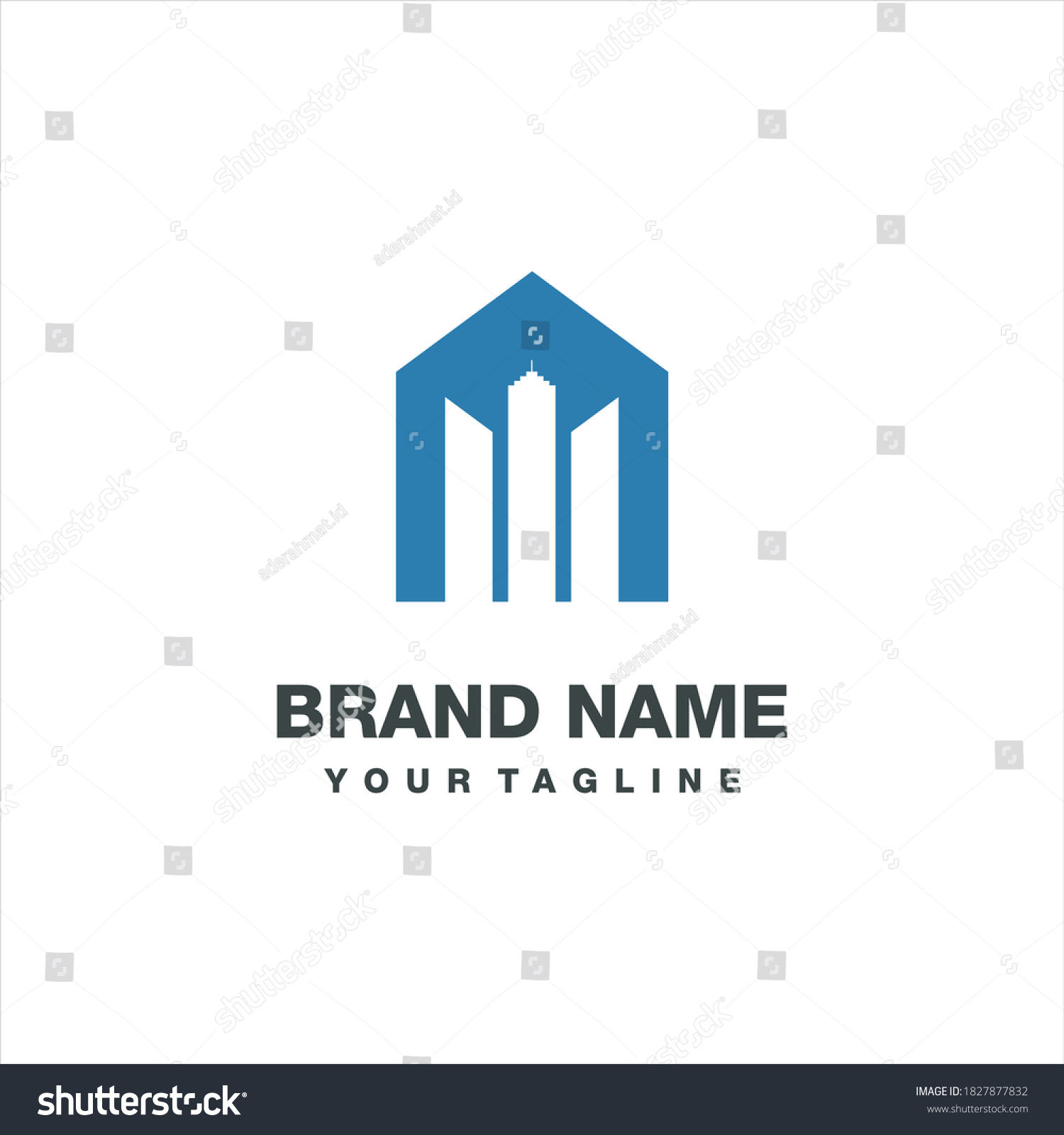 Building House Logo Design Vector Stock Vector (Royalty Free ...