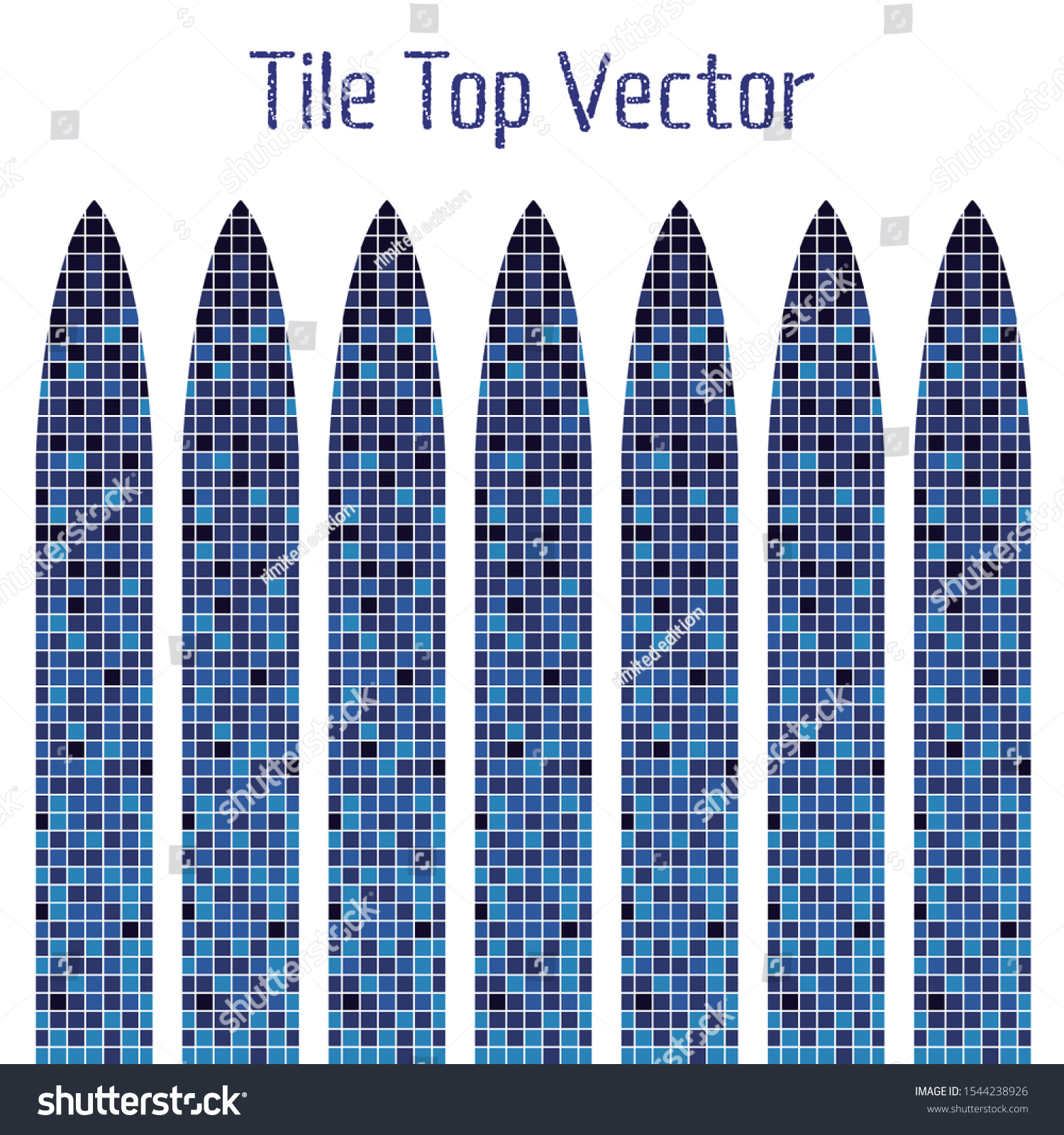 Building Architecture Tiles Structure Stock Vector (Royalty Free ...