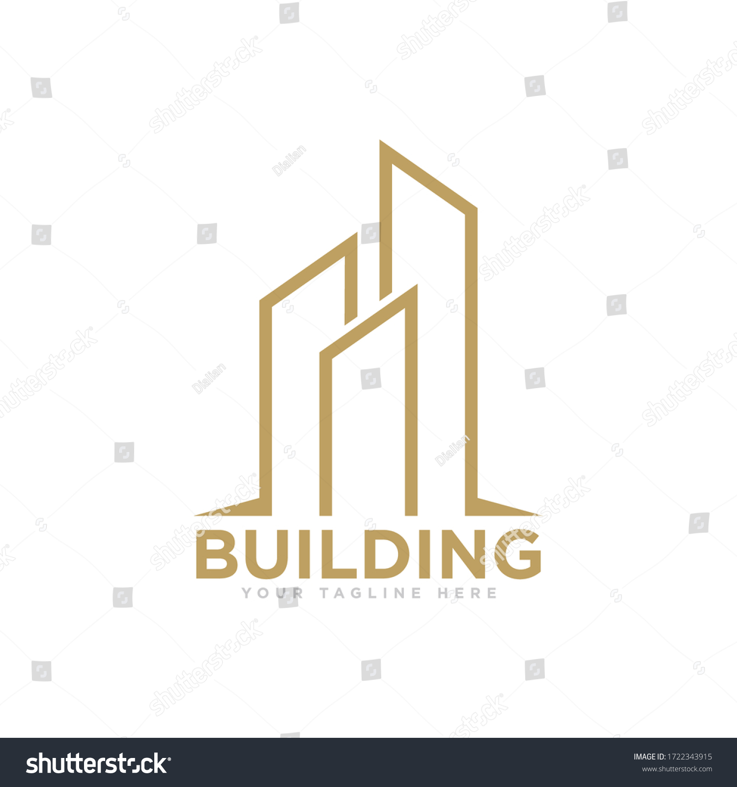Building Construction Logo Design Vector Stock Vector (Royalty Free ...