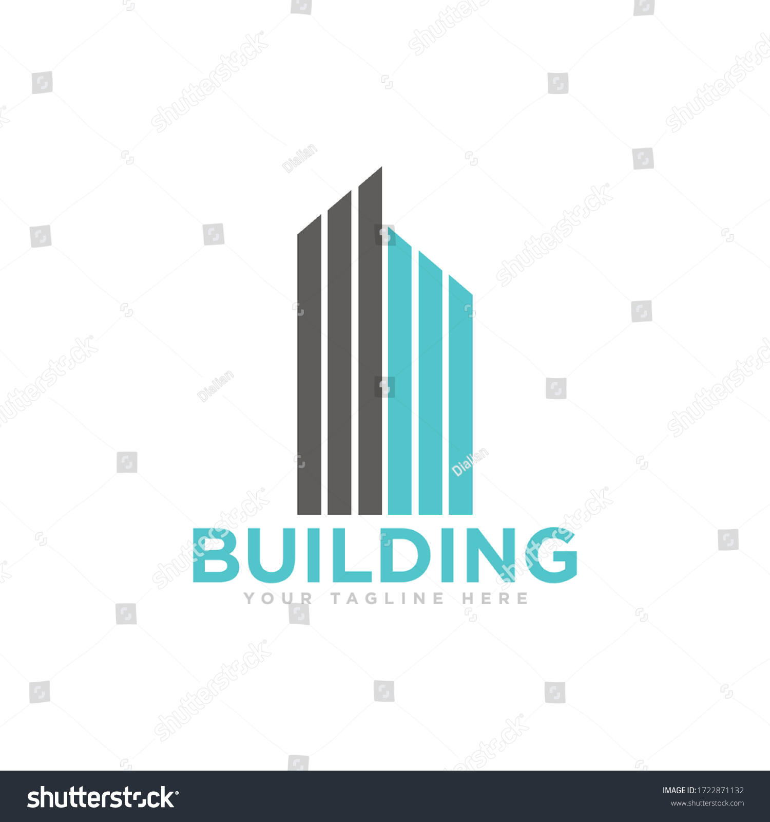 Building Construction Logo Design Vector: เวกเตอร์สต็อก (ปลอดค่า ...
