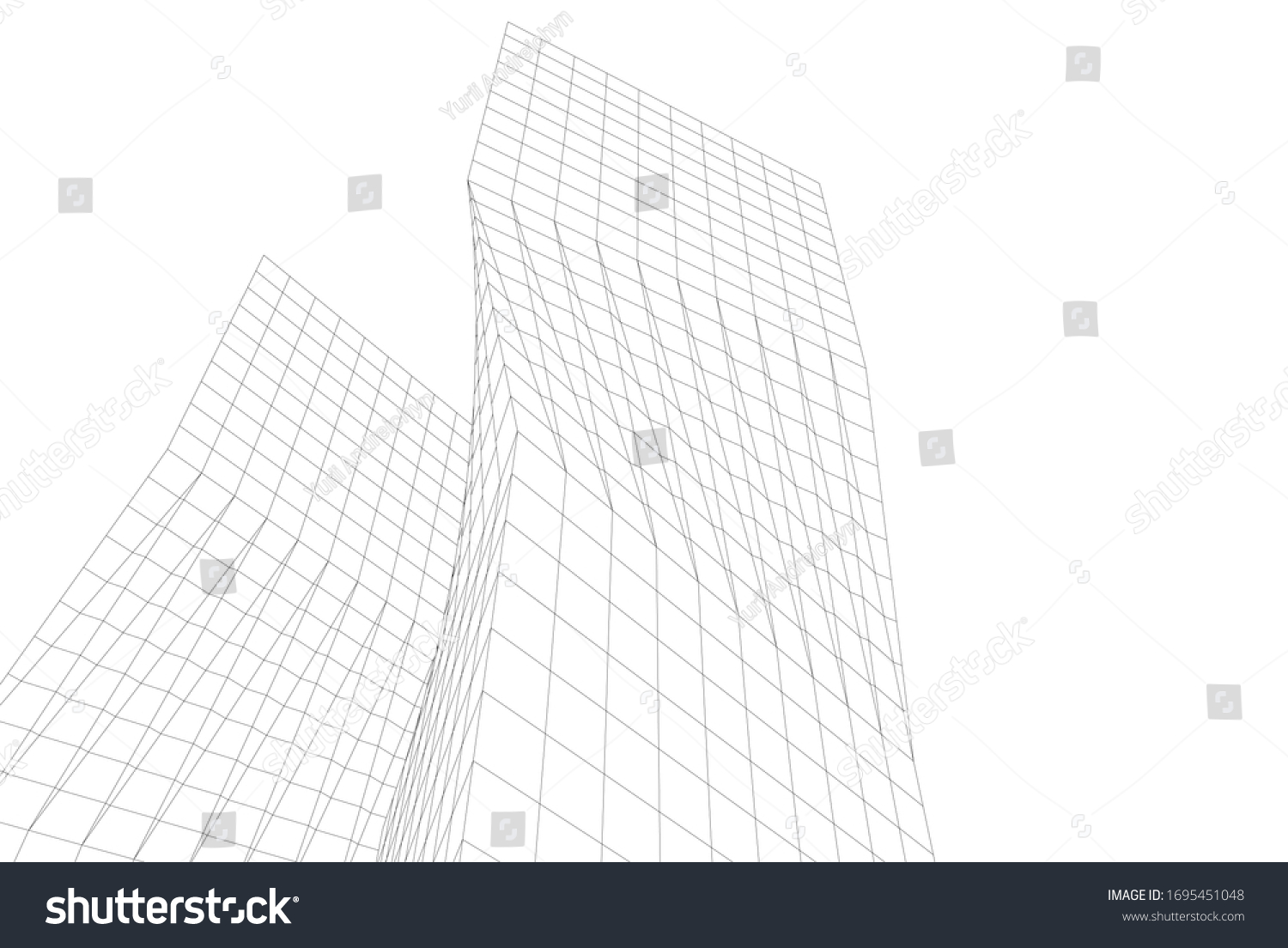 Building 3d Architecture Vector Background Stock Vector (Royalty Free ...