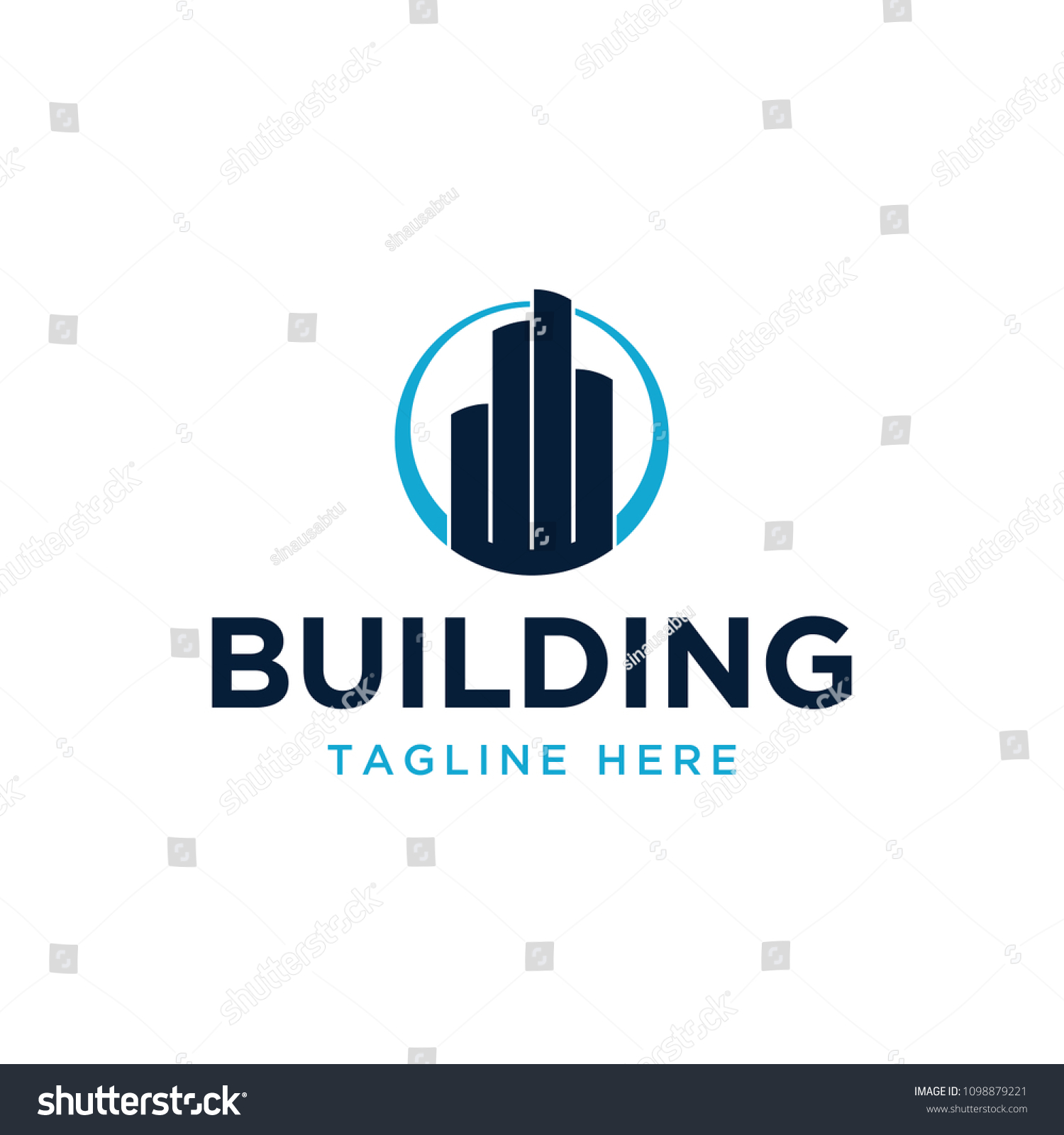 Building Design Logo Template Stock Vector (Royalty Free) 1098879221 ...