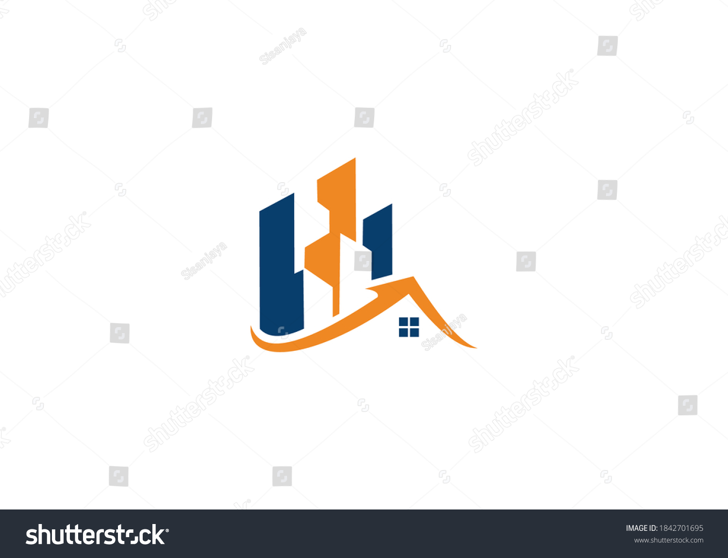 Building Estate Logo Vector Design Stock Vector (Royalty Free ...