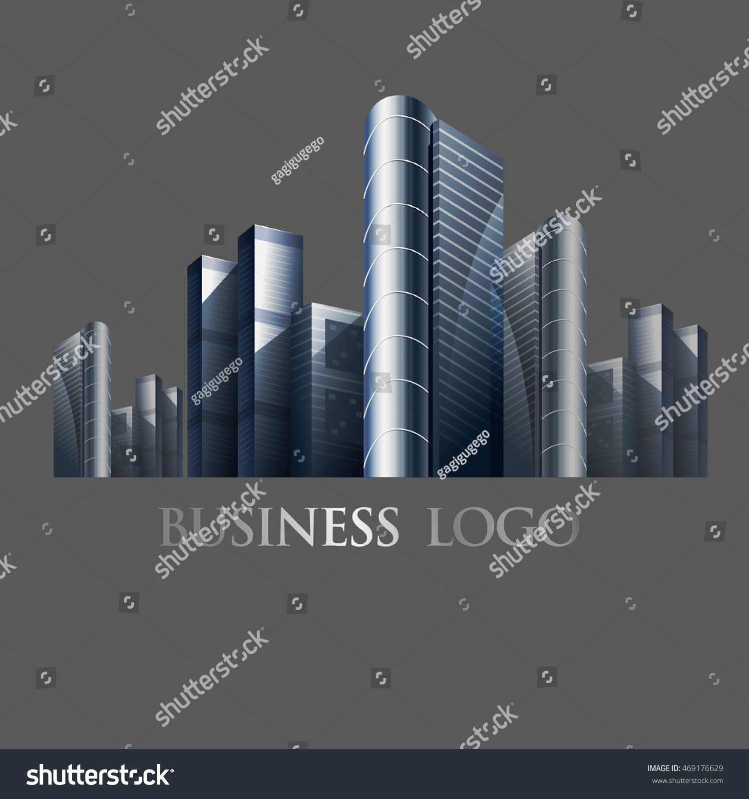 Building Icon Set Abstract Architecture Stock Vector (Royalty Free ...