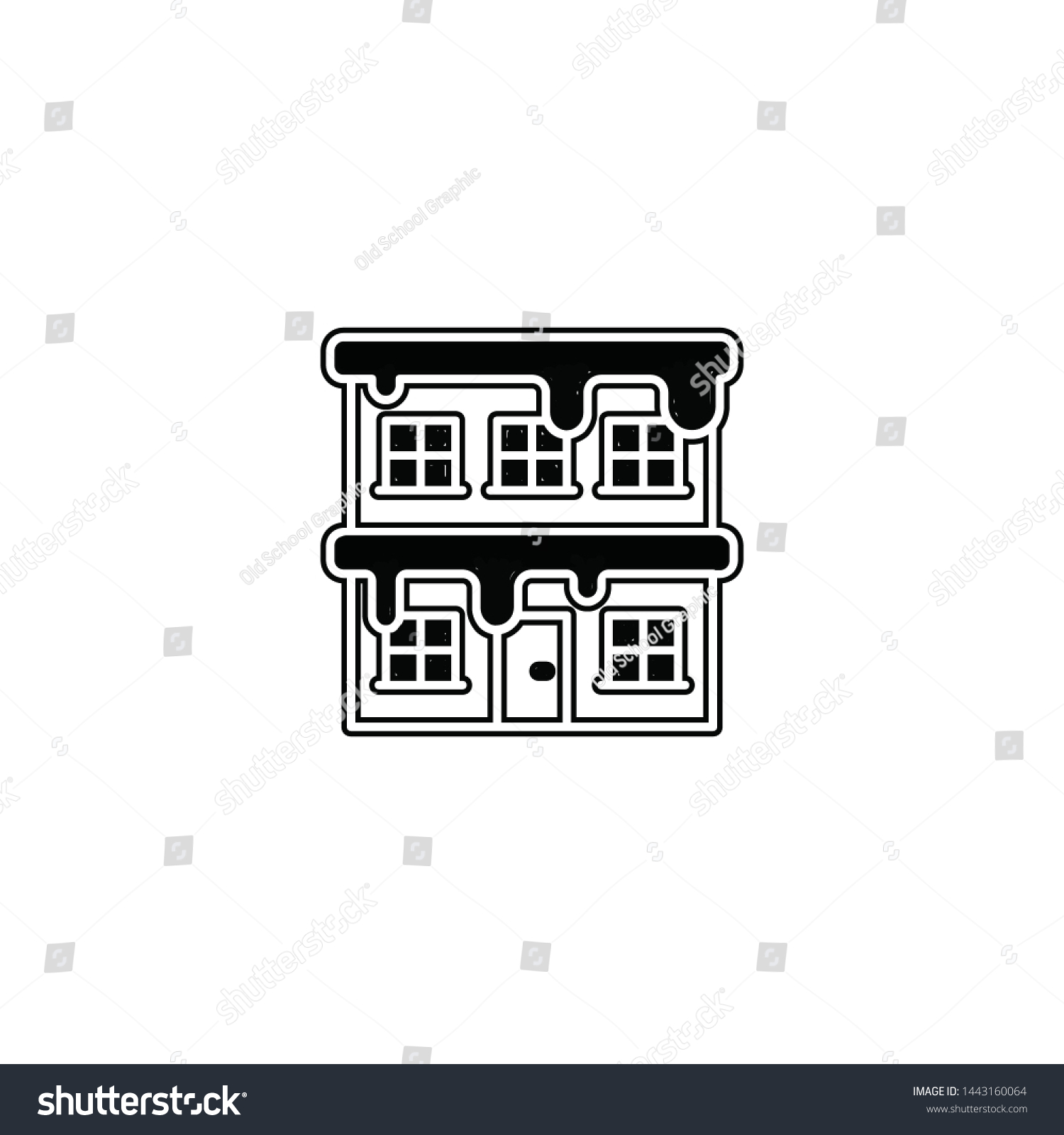 Building 2 Icon Sign Signifier Vector Stock Vector (Royalty Free ...