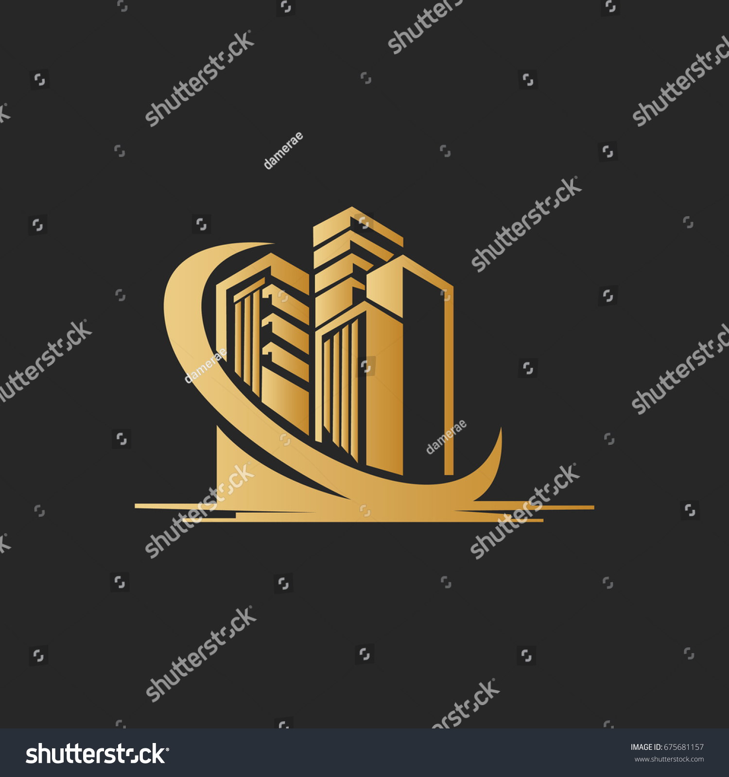 Building Office Logo Stock Vector (Royalty Free) 675681157 | Shutterstock