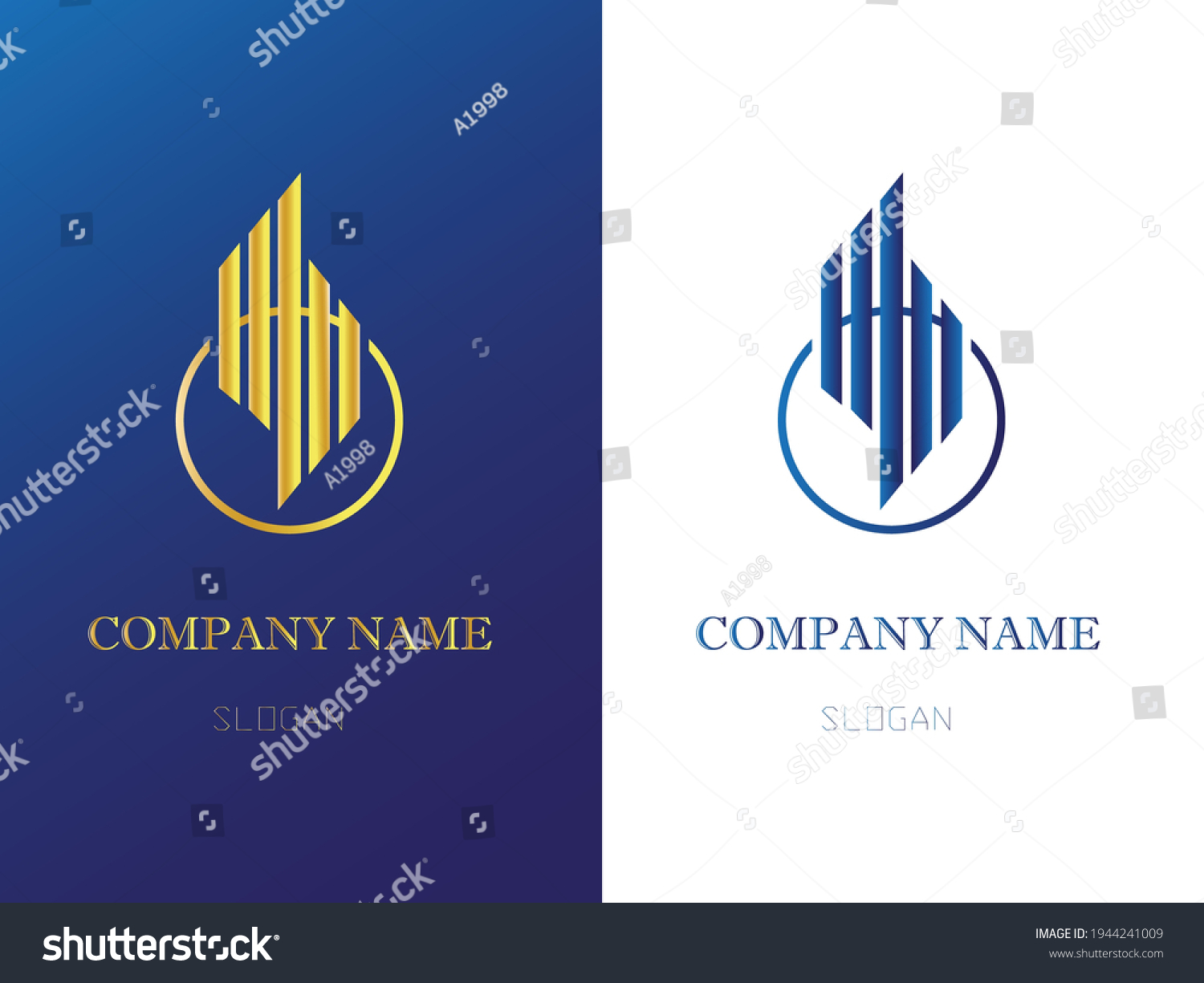 Building Property Development Construction Logo Vector Stock Vector ...