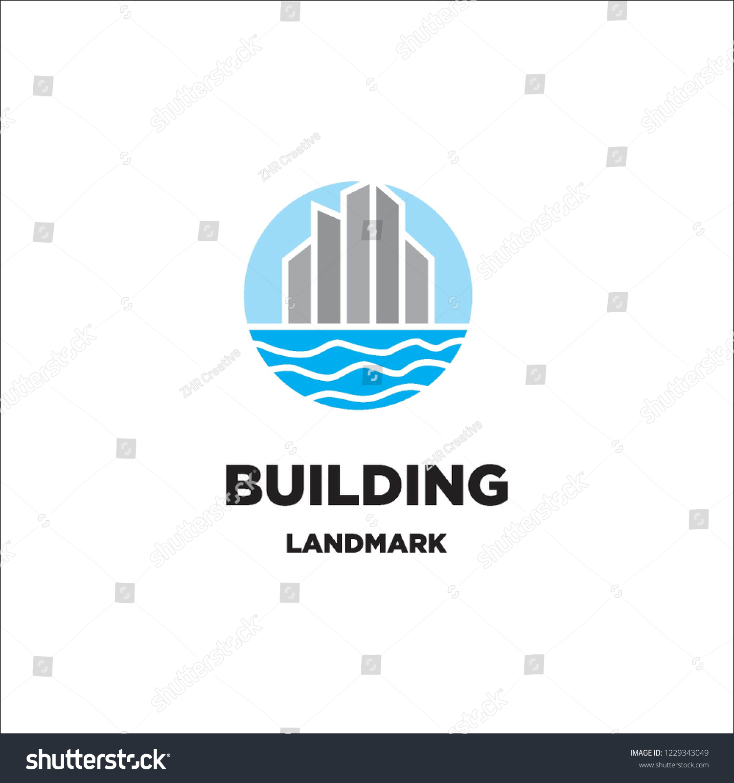 Buildings Landmark Logo Icon Vector Stock Vector (Royalty Free ...