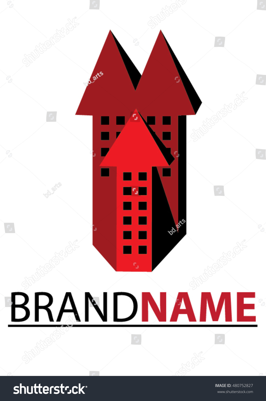 Buildings Logo Stock Vector (Royalty Free) 480752827 | Shutterstock