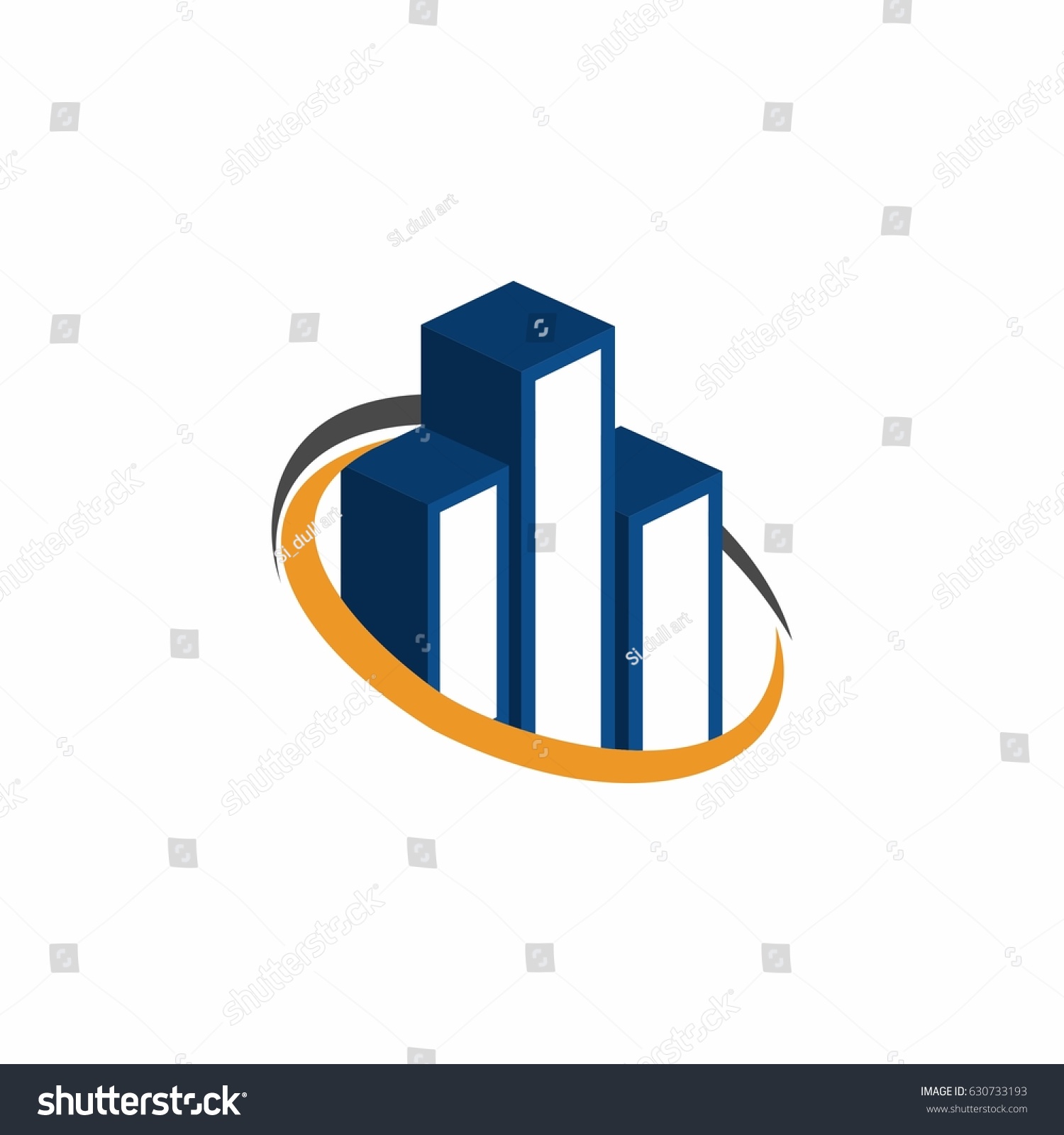 Buildings Logo Vector Stock Vector (Royalty Free) 630733193