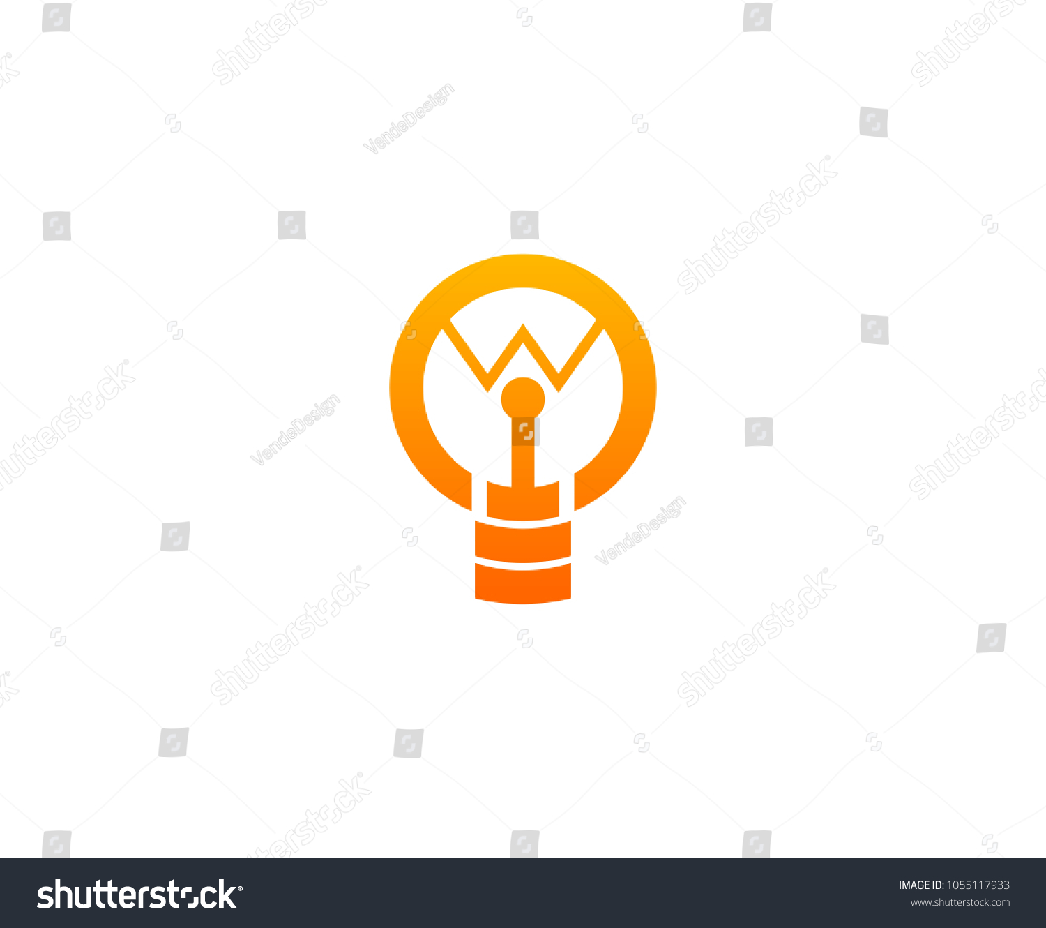 Bulb Logo Design Stock Vector (Royalty Free) 1055117933 | Shutterstock