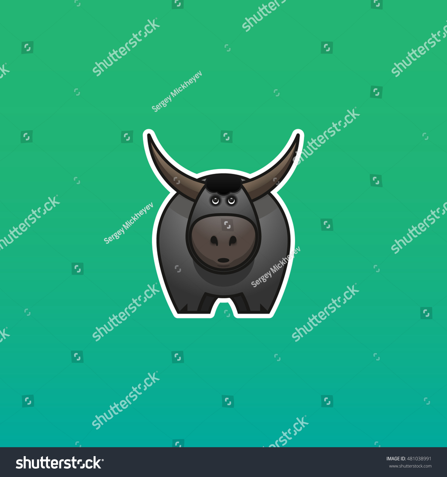 Bull Logo Stock Vector (Royalty Free) 481038991 | Shutterstock