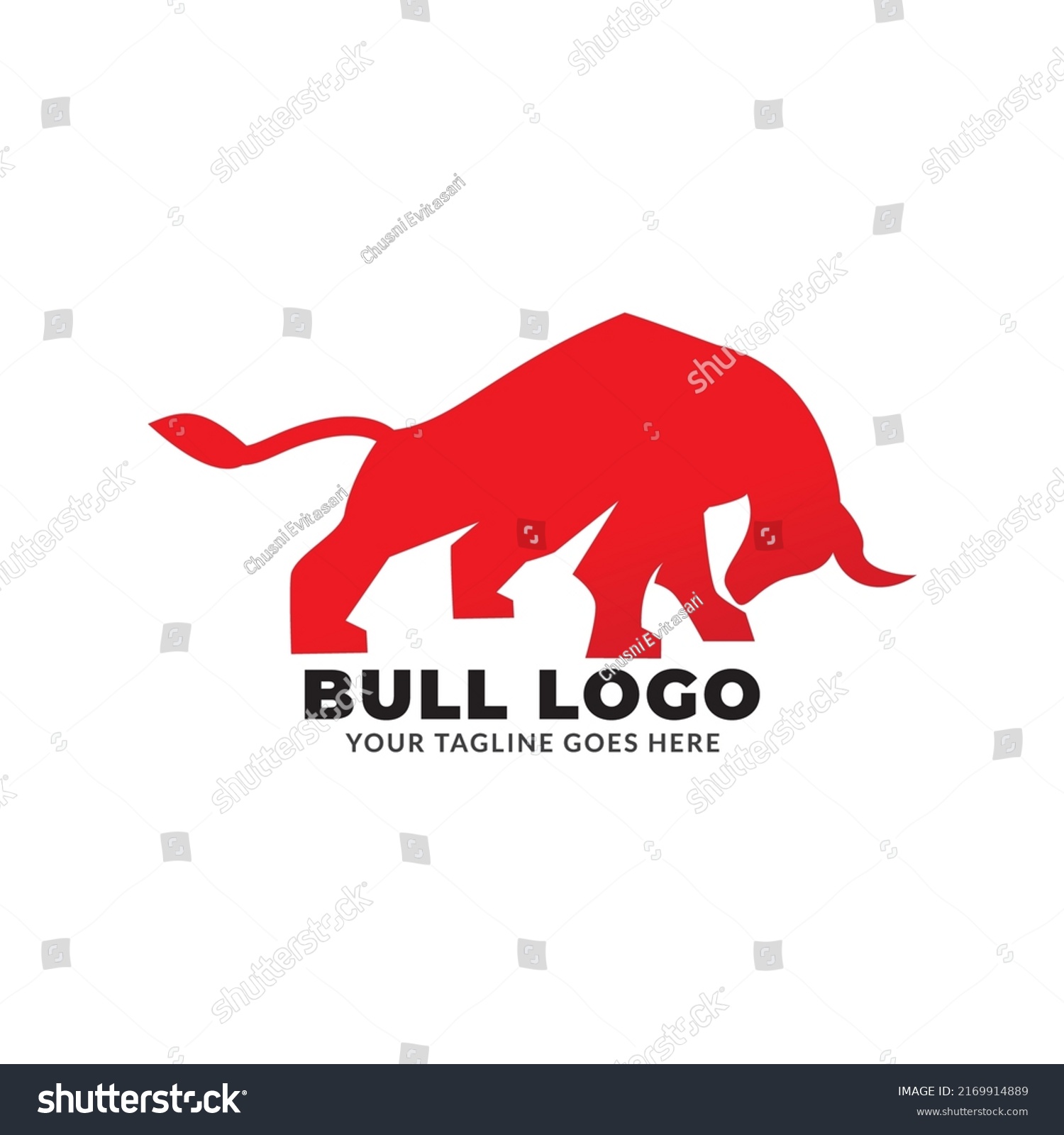 Bull Logo Icon Vector Isolated Stock Vector (Royalty Free) 2169914889 ...