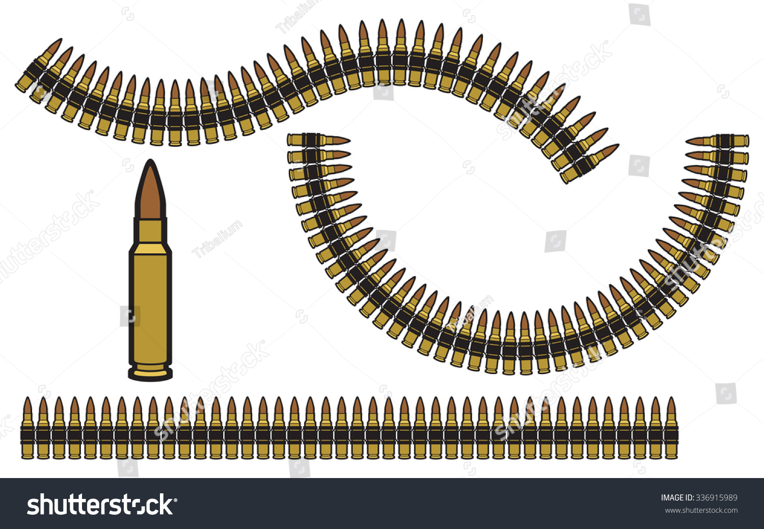 29.321 Machine guns bullets Gambar, Foto Stok & Vektor | Shutterstock