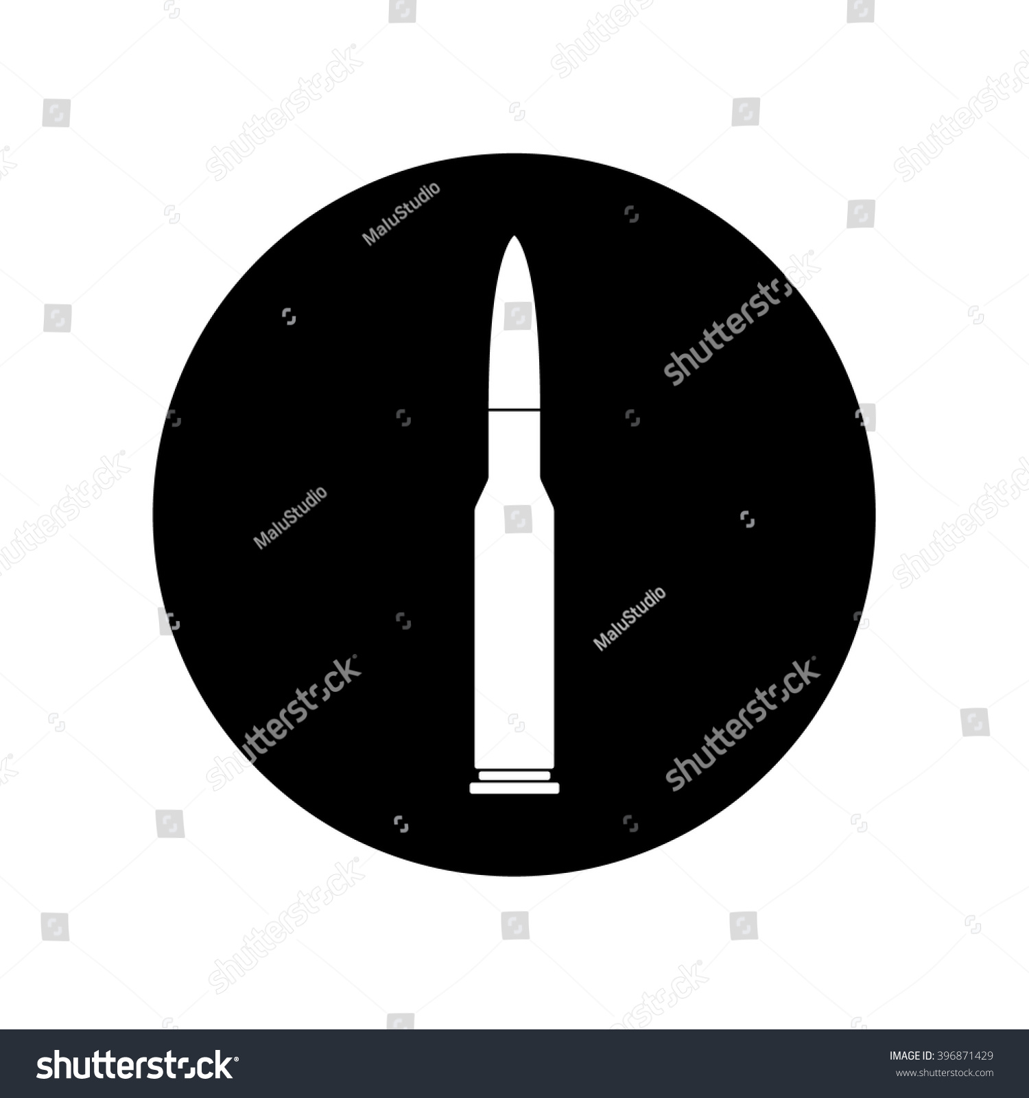 Bullet Icon Circle Vector Illustration Stock Vector (Royalty Free ...