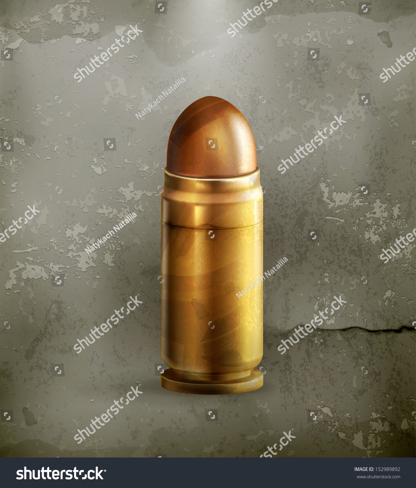 Bullet Old Style Vector Stock Vector (Royalty Free) 152989892