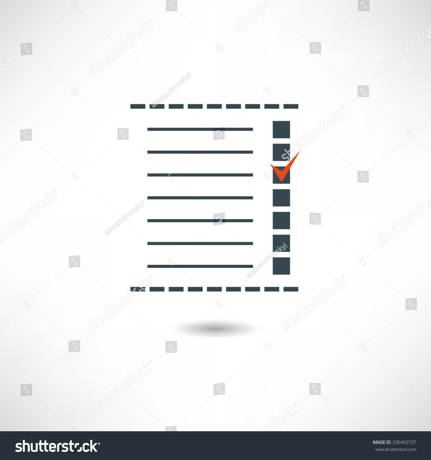 Bulletin Icon Stock Vector 336492737 - Shutterstock
