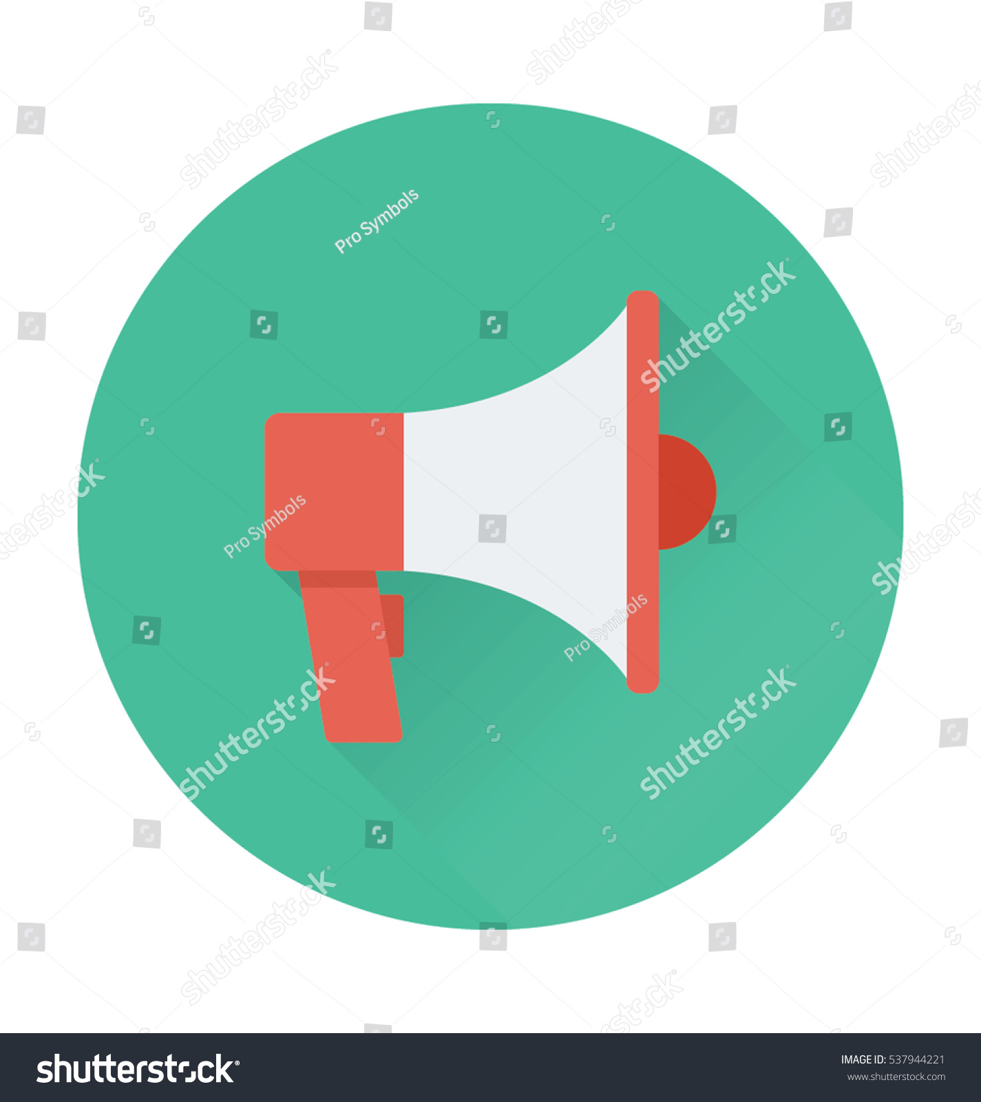 Bullhorn Vector Icon Stock Vector (Royalty Free) 537944221 | Shutterstock