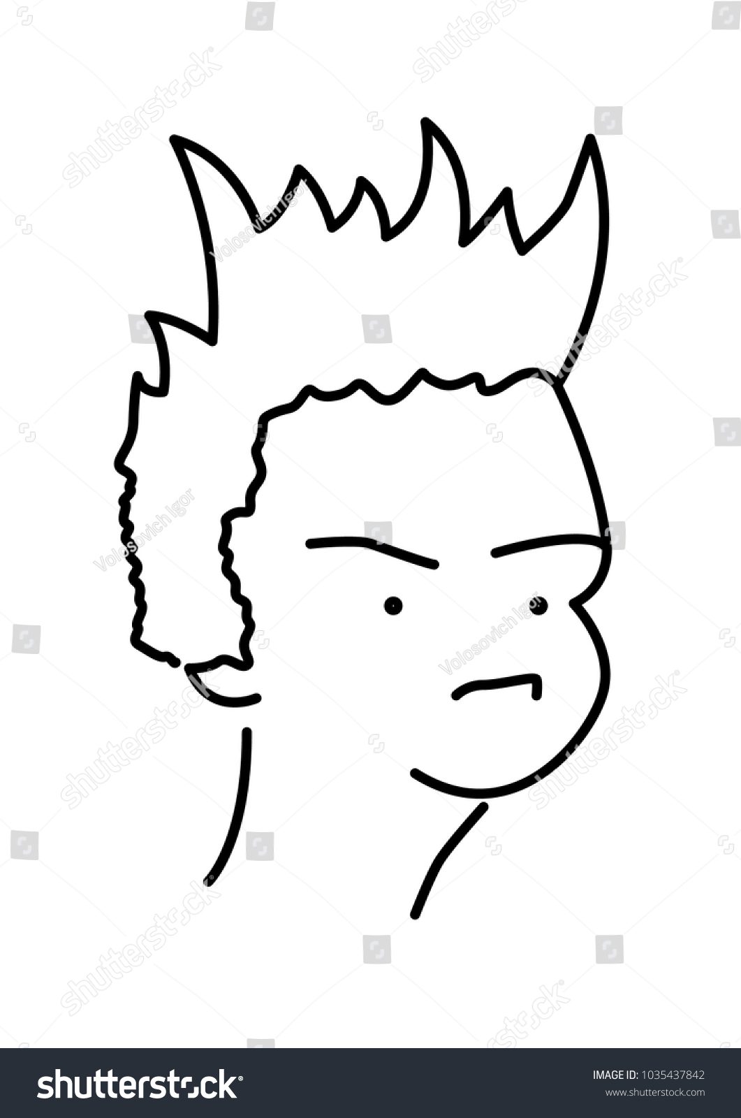 Bully Characters Contour Vector Illustration Stock Vector (Royalty Free ...