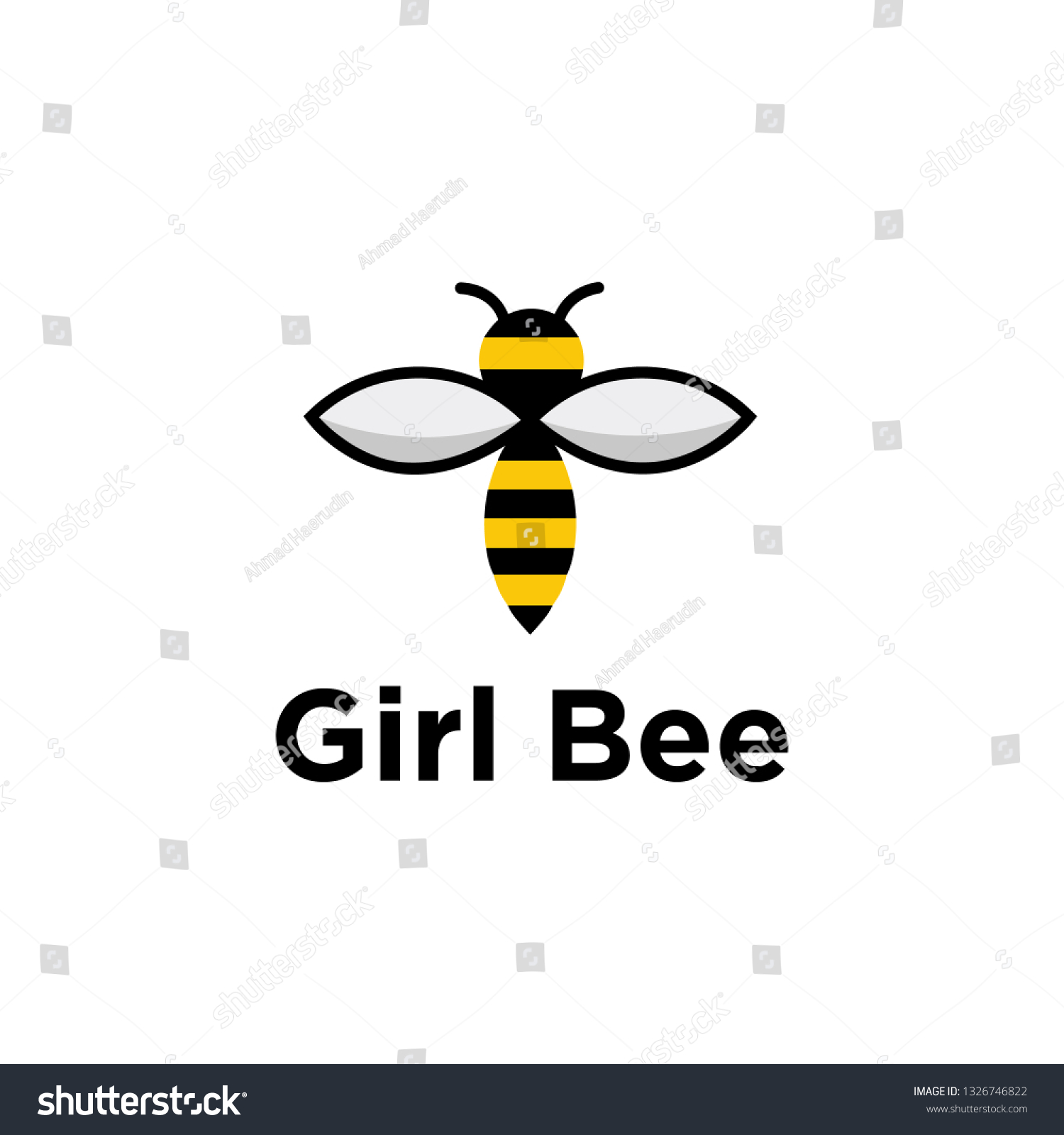 Bumble Bee Logo Vector Icon Download Stock Vector (Royalty Free ...