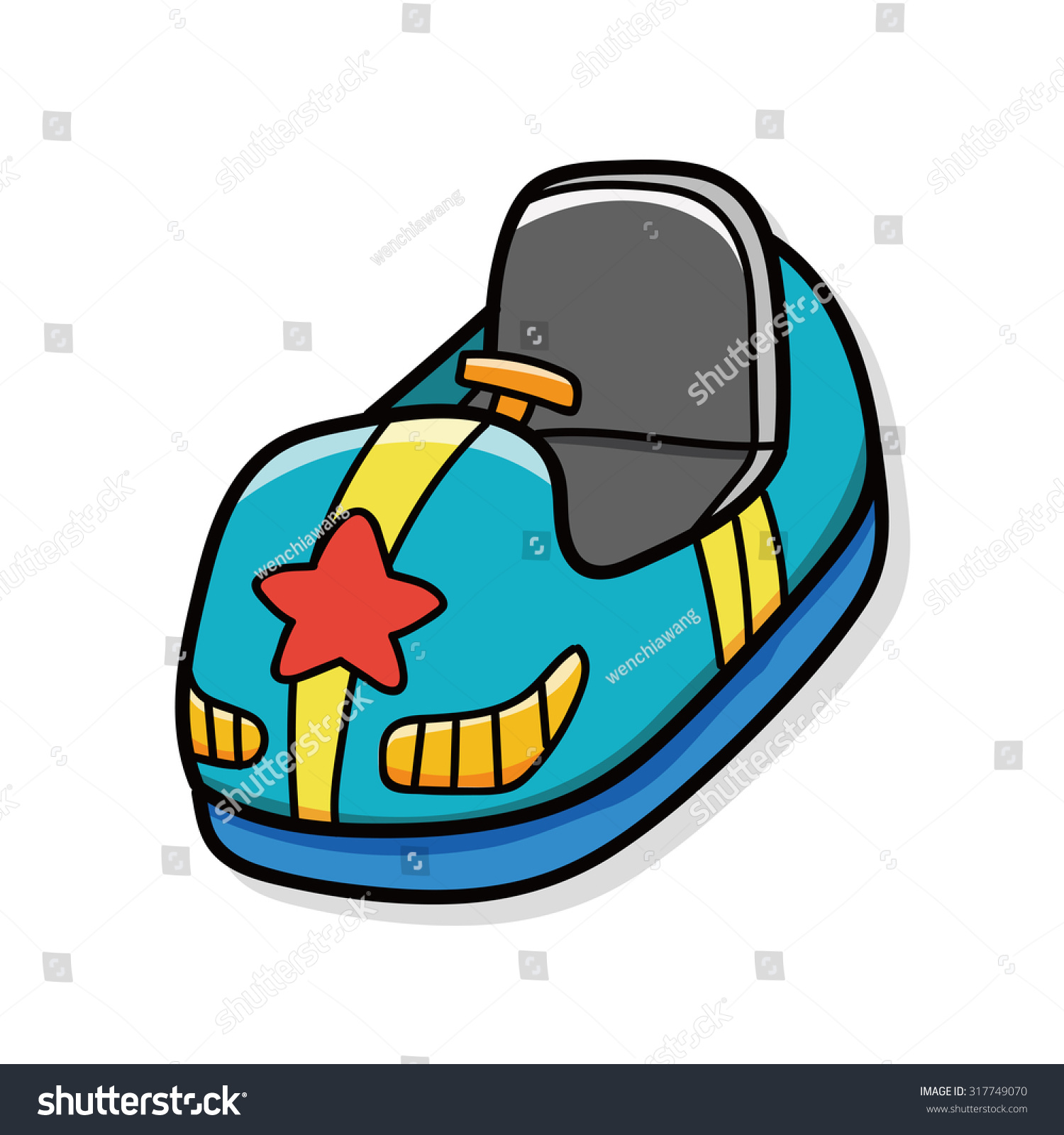 441 Bumper car doodle Images, Stock Photos & Vectors | Shutterstock