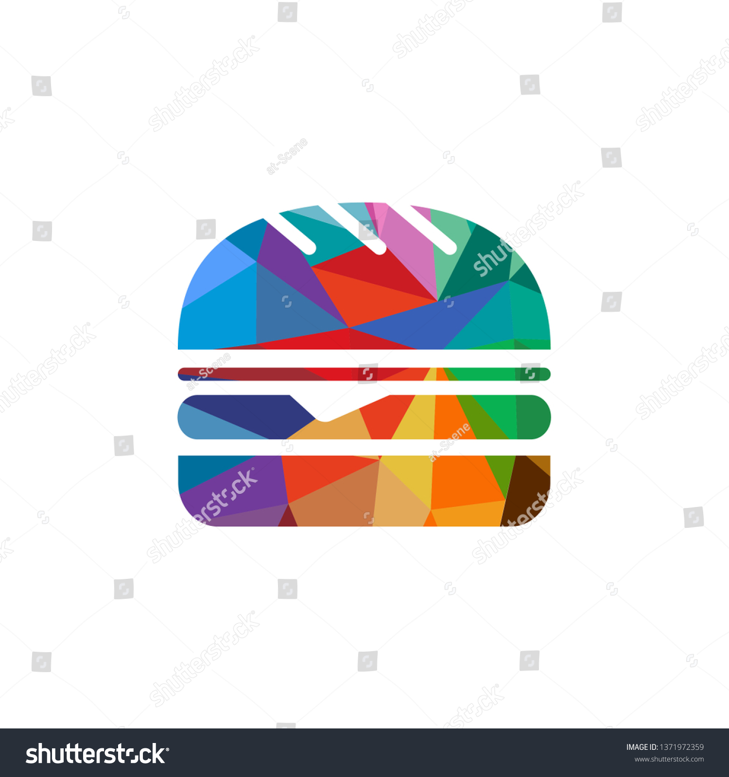 Burger App Icon Stock Vector (Royalty Free) 1371972359 | Shutterstock